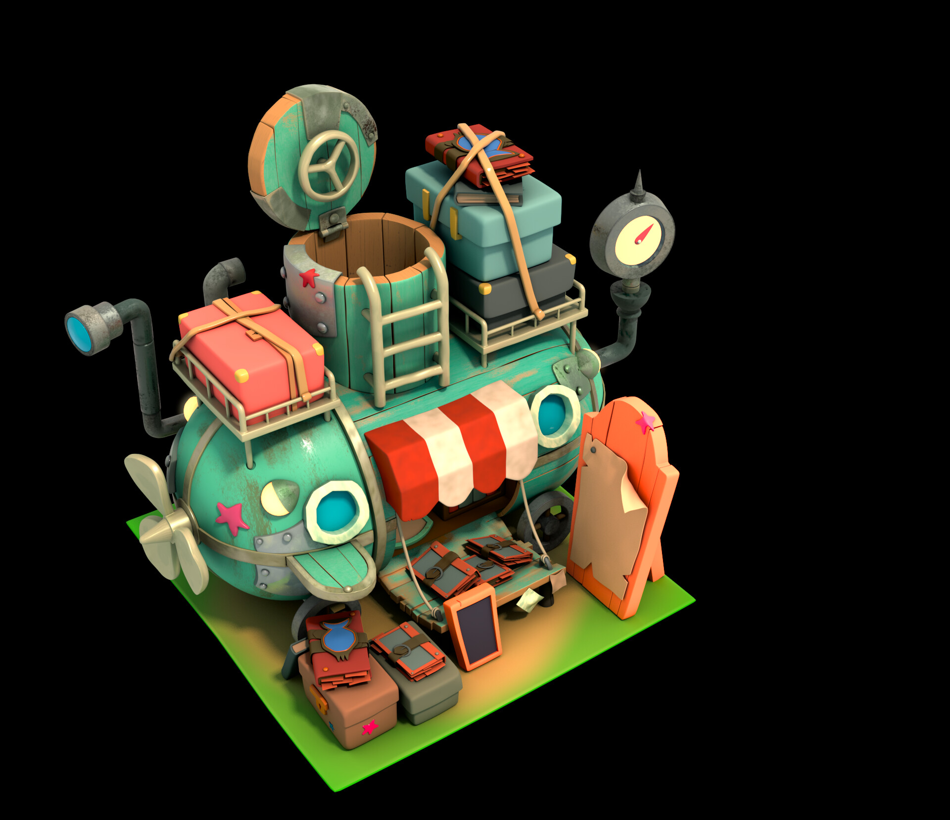 ArtStation - Stylized Shop