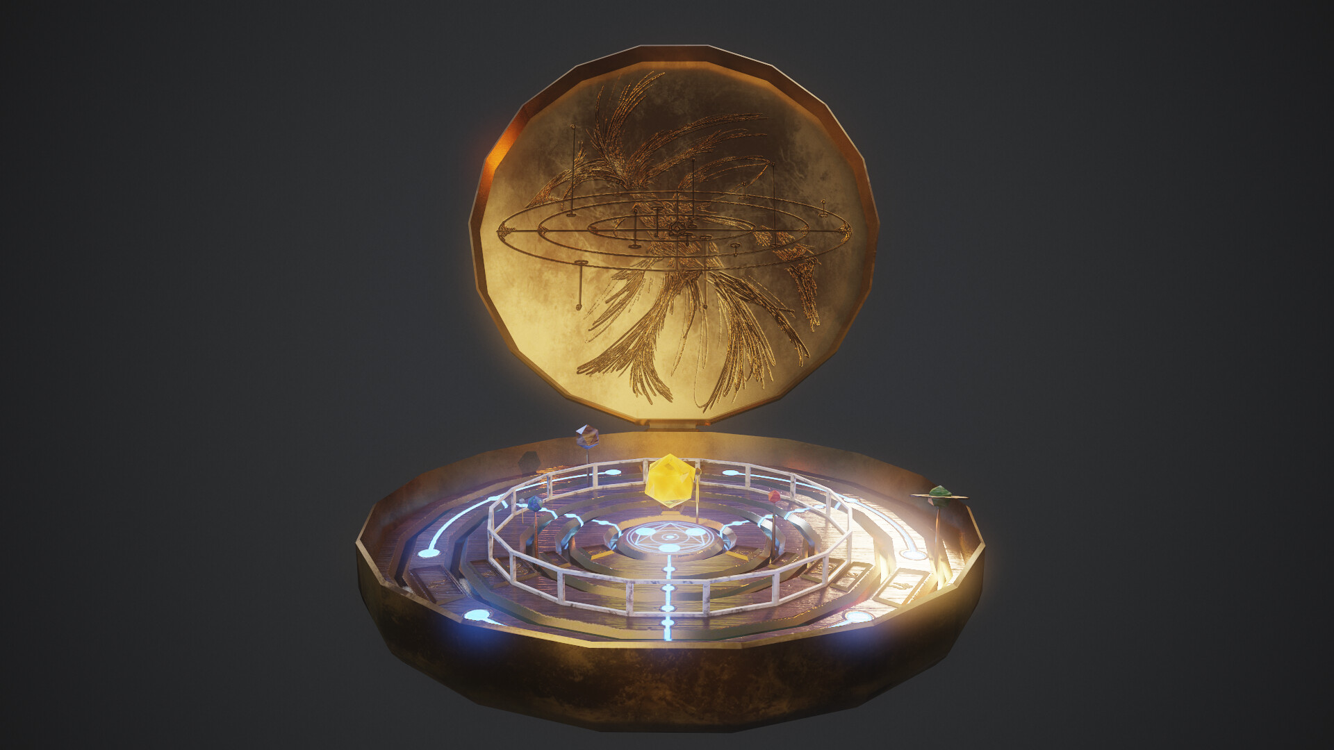 ArtStation - Pocketwatch Orrery - SHU Media Project