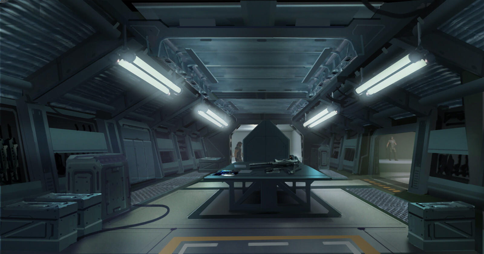 Bryan Flynn - Aliens Endeavor Hub Paintovers