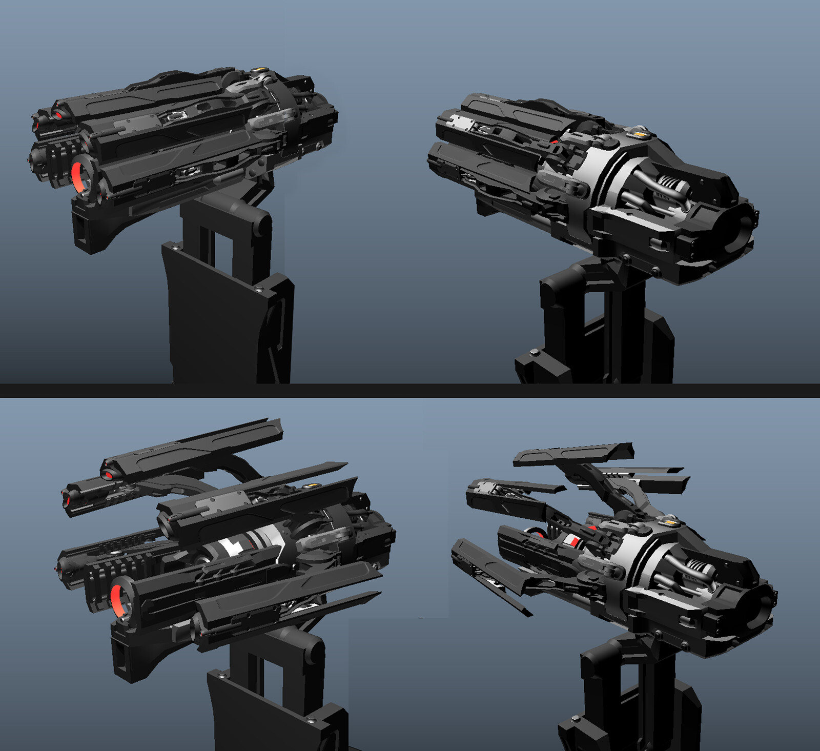 Bryan Flynn - Aliens Merc Shoulder Launcher and PUP backback gear