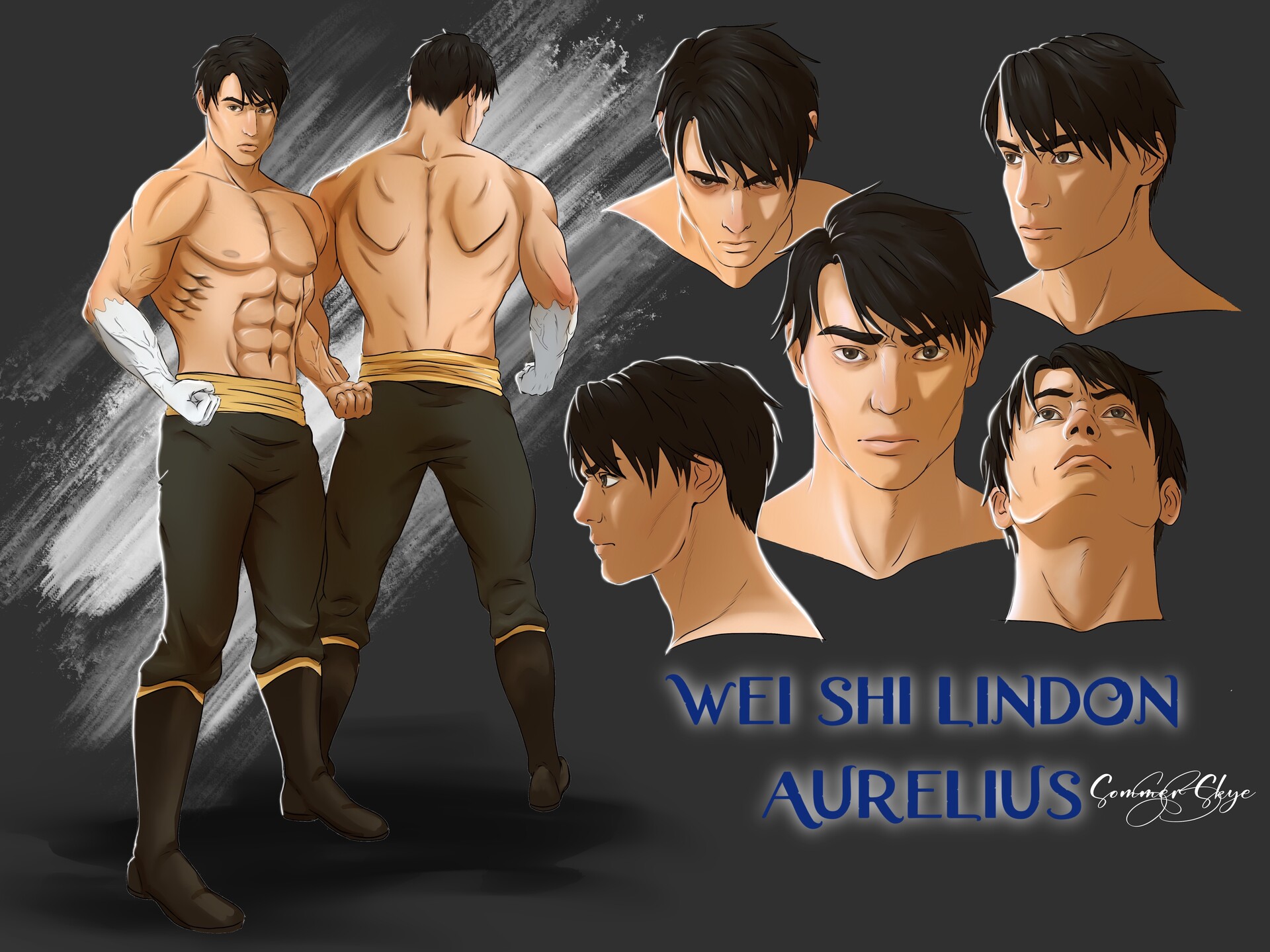 Sommer Skye - Wei Shi Lindon Character Design