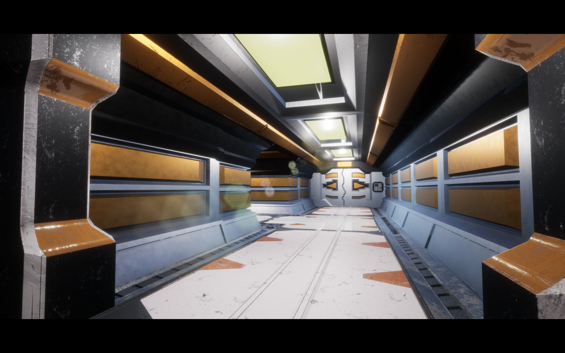 ArtStation - Sci-Fi Hallway