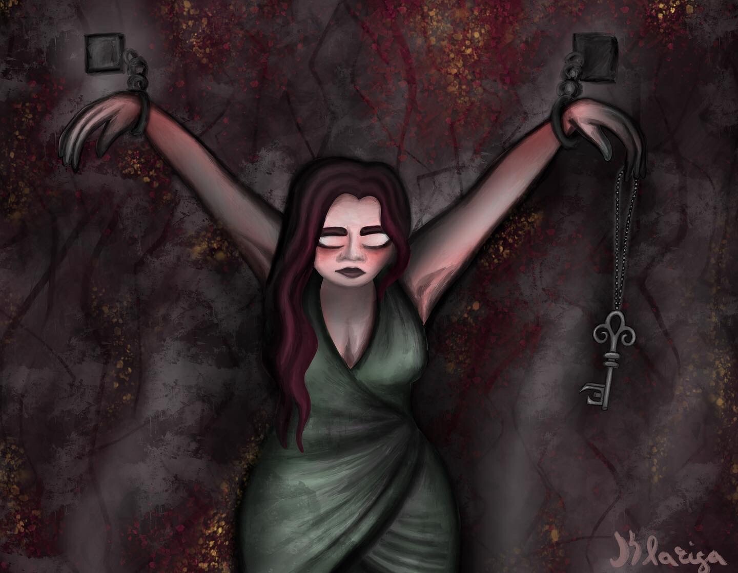 ArtStation - Only she has the key to her freedom