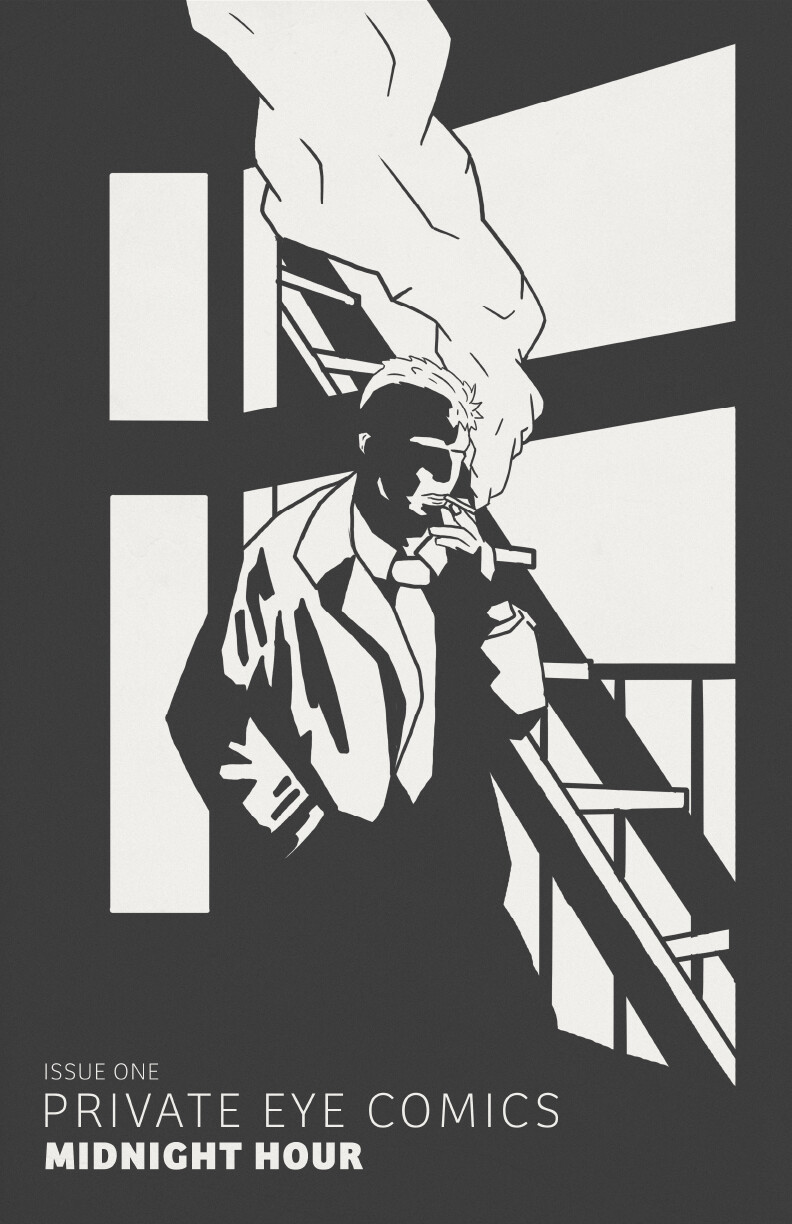ArtStation - Private Eye Comics - University Project