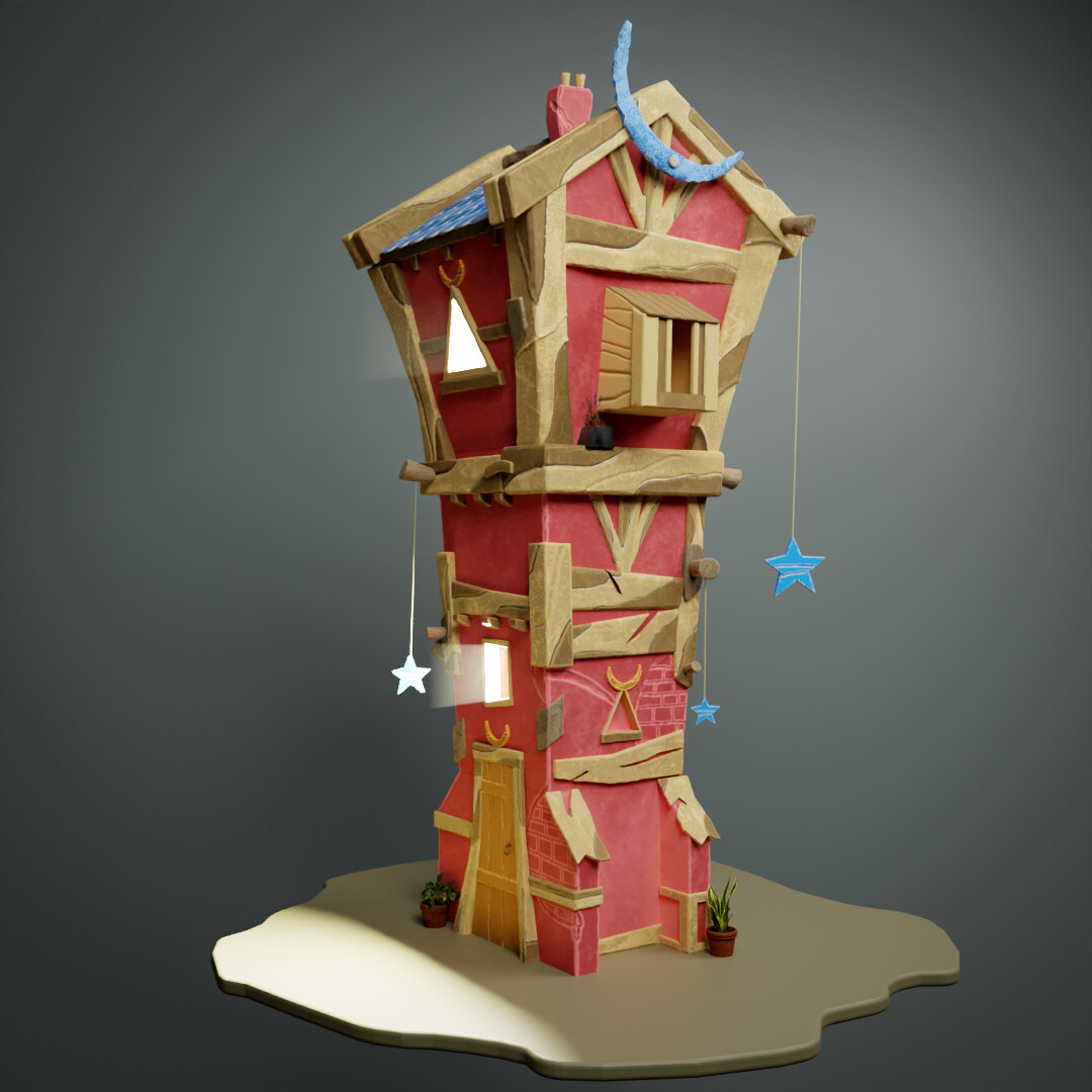 ArtStation - Stylized Witch House