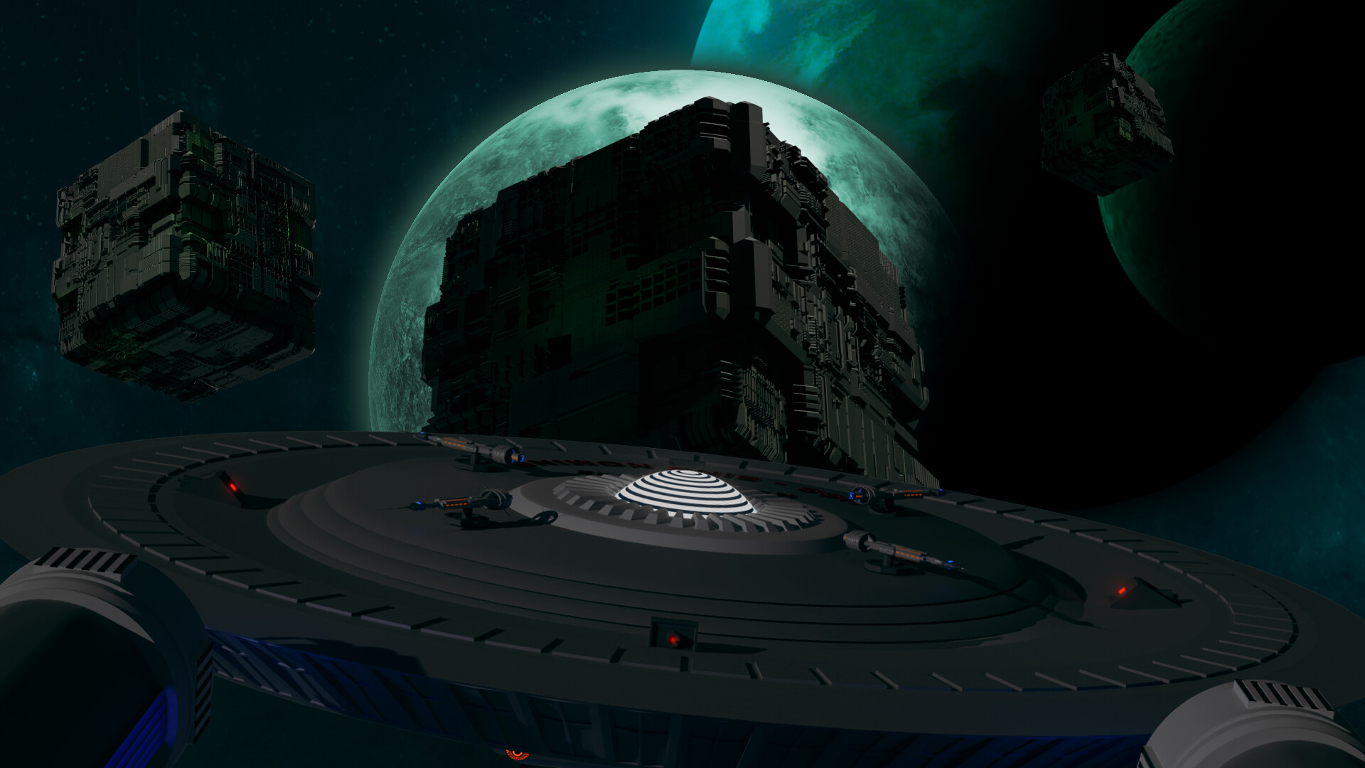 ArtStation - A Borg Encounter.