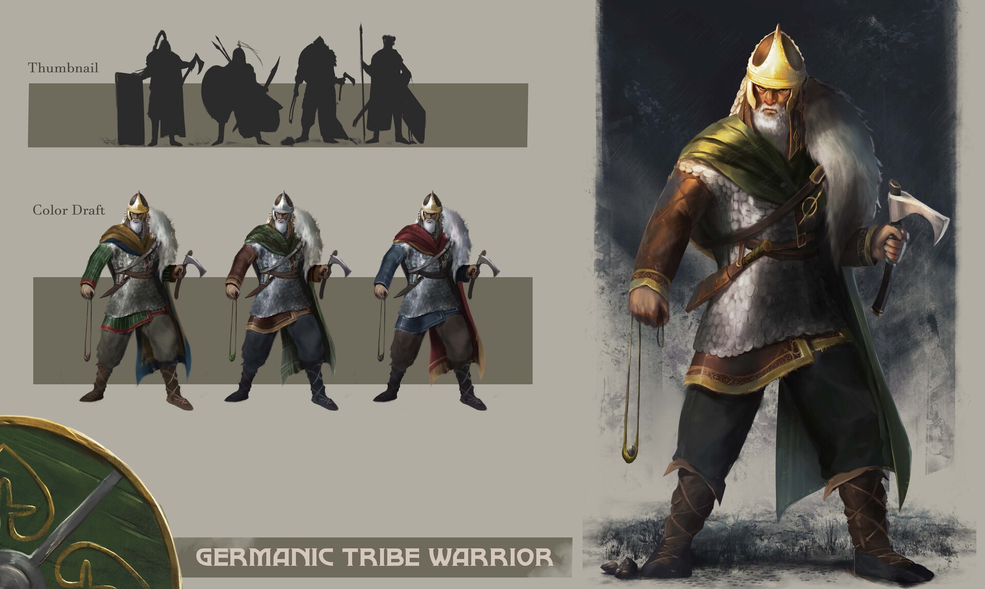 Germanic Tribe Warrior