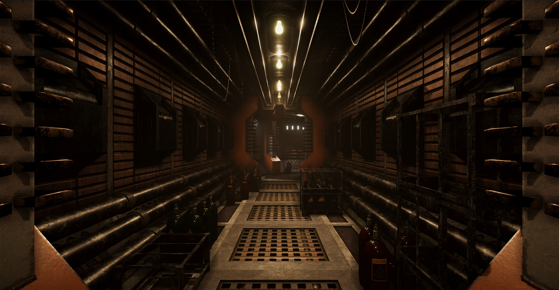 ArtStation - Sci-fi Hallway (Unity, UE5, and Kit layout)