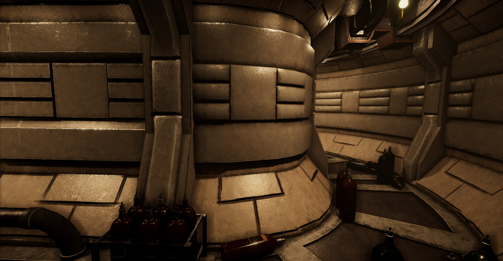 Melanie Alvarado - Sci-fi Hallway (Unity, UE5, and Kit layout)