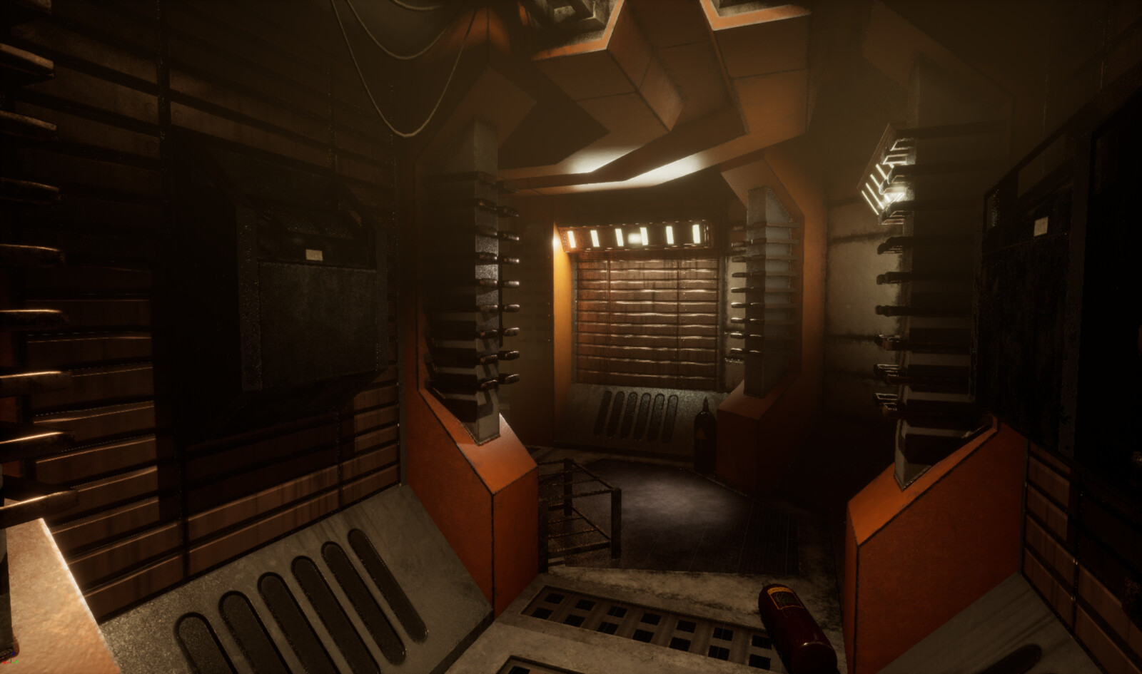 Melanie Alvarado - Sci-fi Hallway (Unity, UE5, and Kit layout)