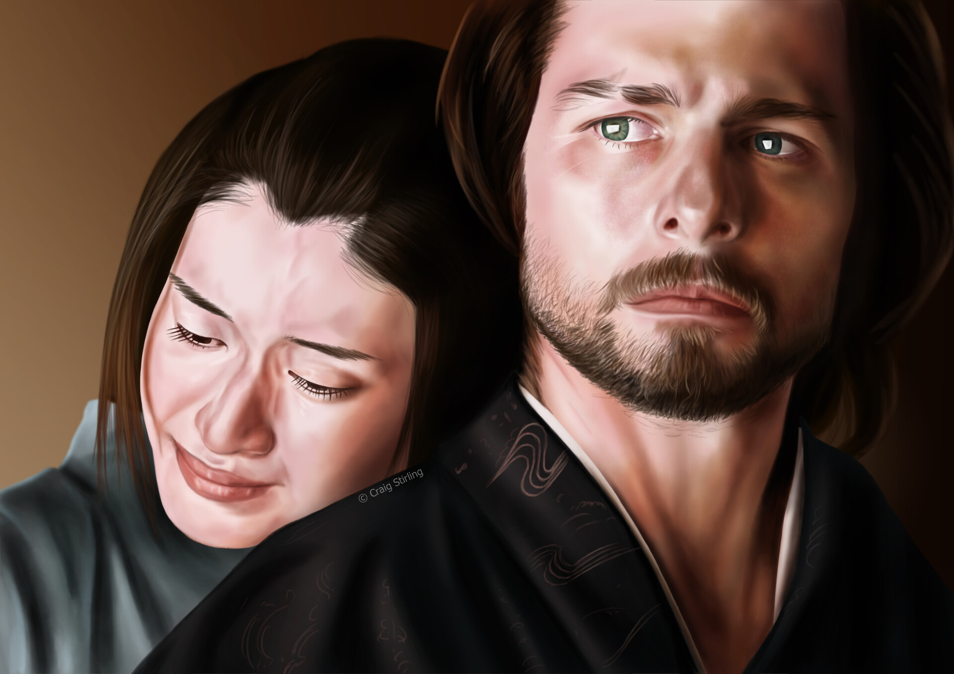 ArtStation - Speedpaint - The Last Samurai 01