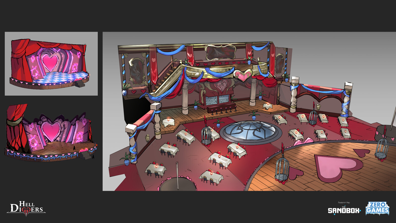 Zero Games Studios - Hell Diggers - Environment concepts 1