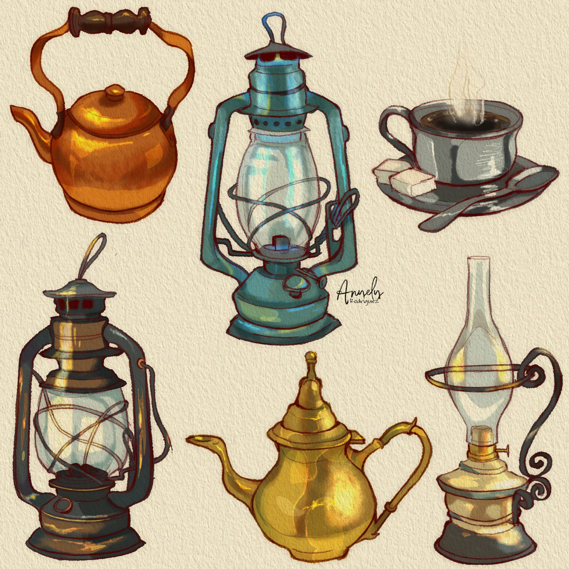 ArtStation - Lighting in objects