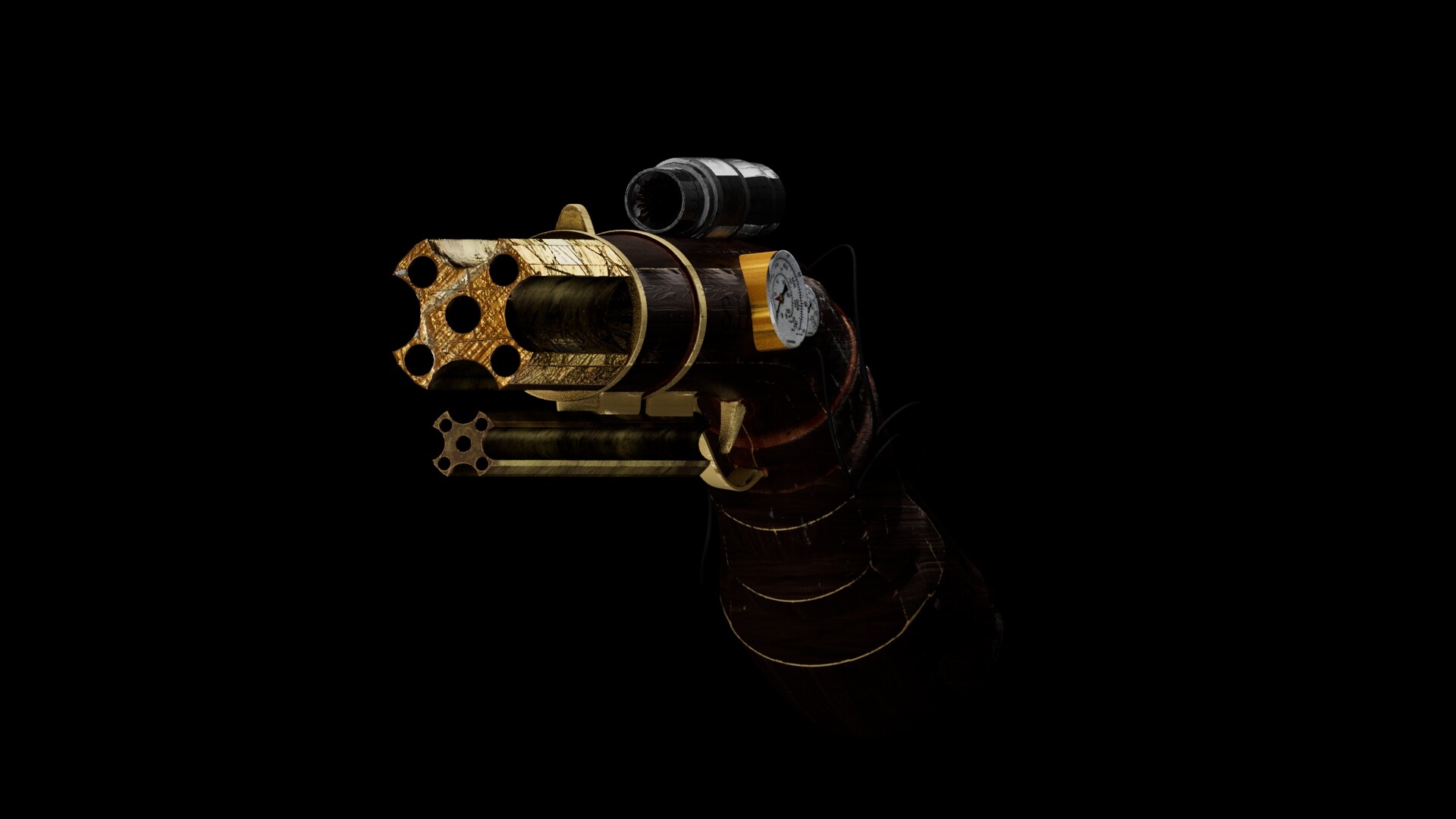 Dhruv Kadam - Steampunk Revolver