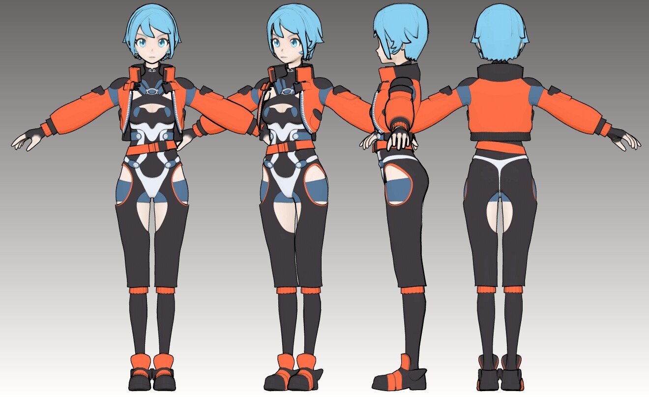 ArtStation - anime game character