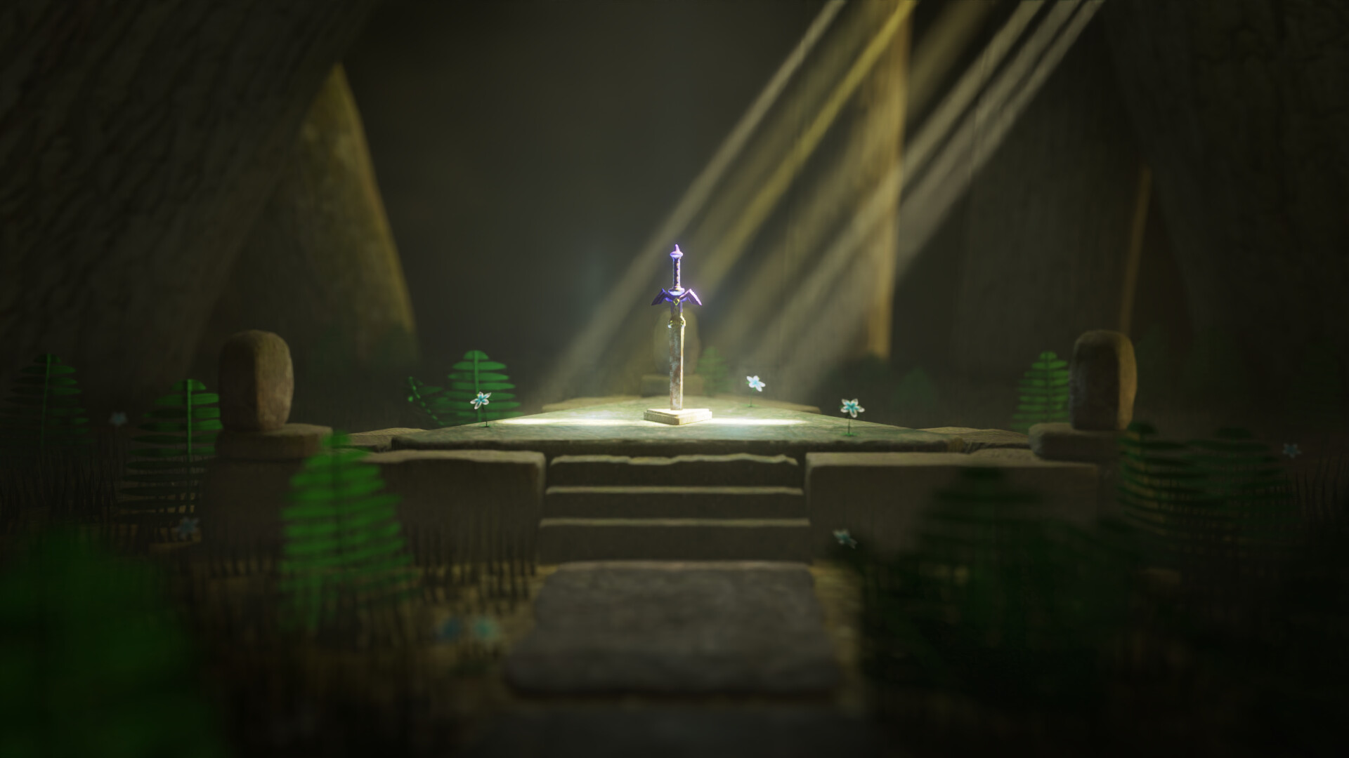 ArtStation - Zelda Master Sword