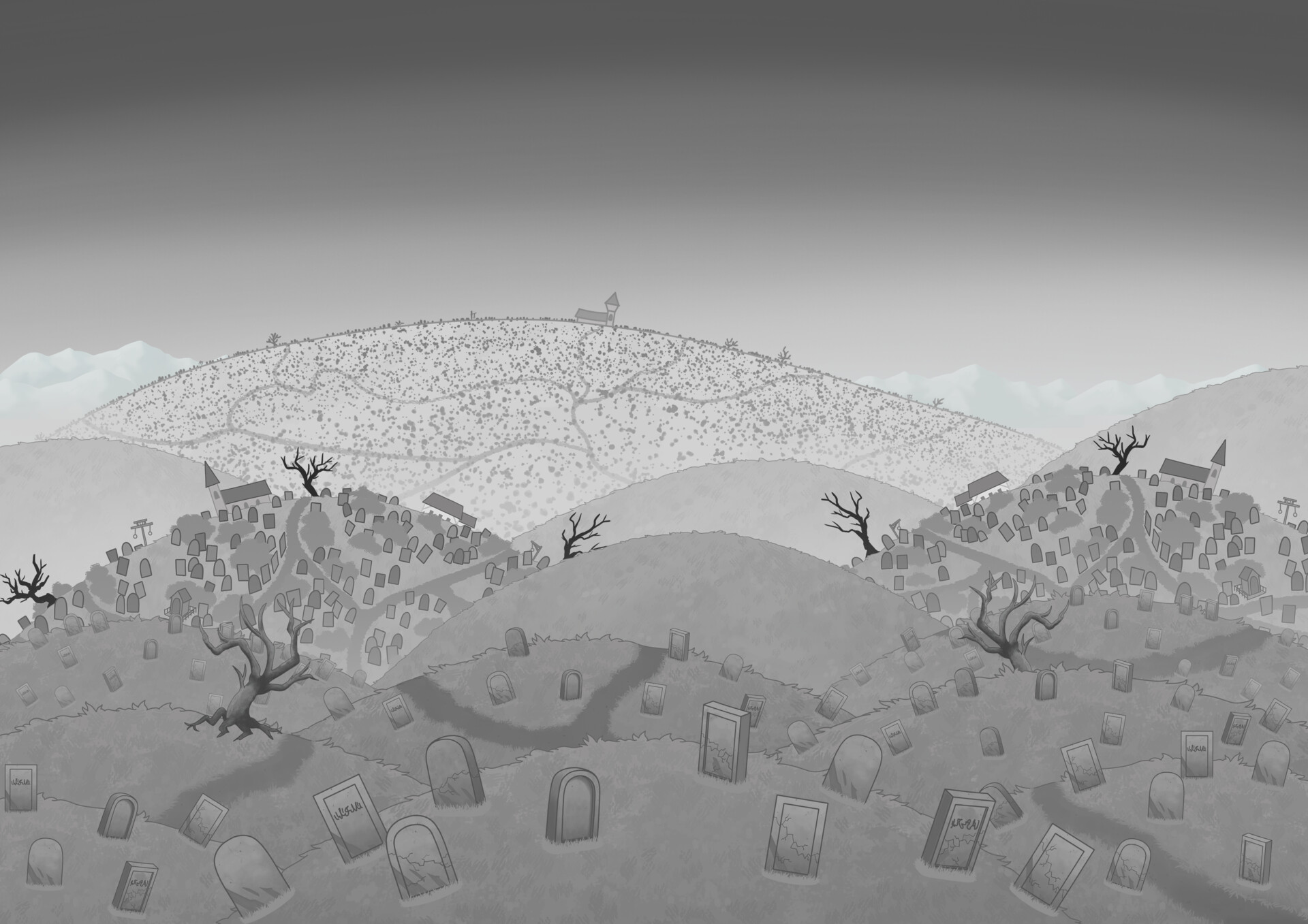 Sean Everitt - 2D Background Assets for 'Long Live the King'