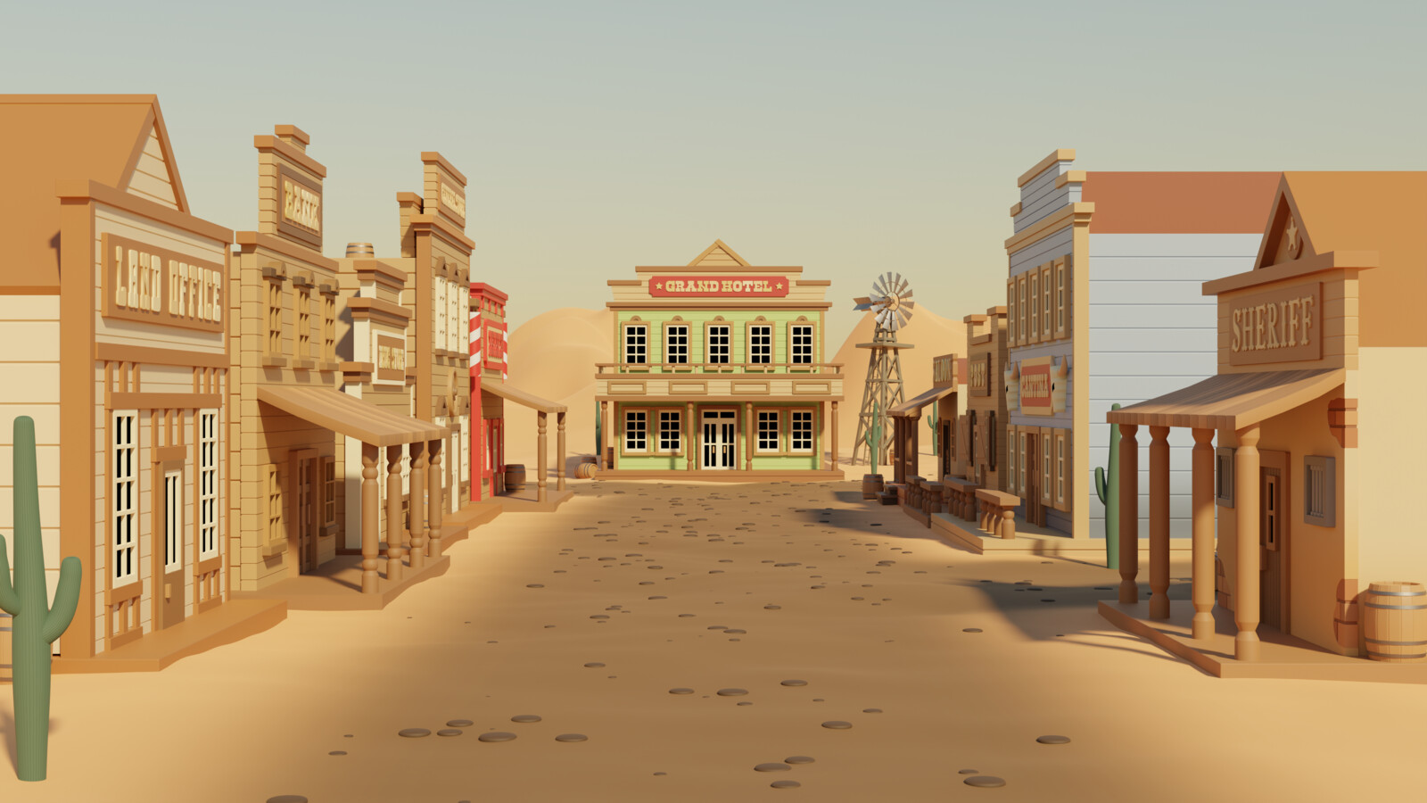 Joshua Murray - Wild West Scene