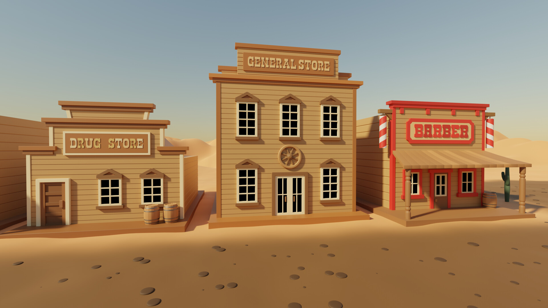 Joshua Murray - Wild West Scene