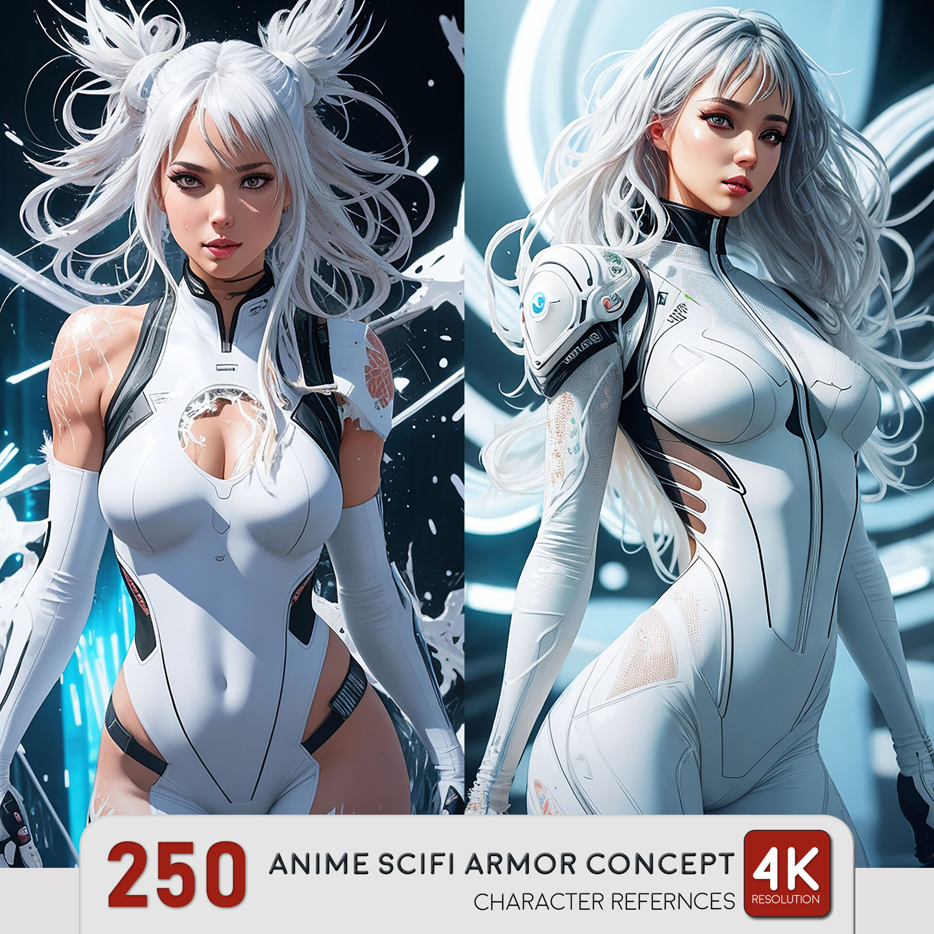 Artstation Anime Sci Fi Armor Concept 4k Character References