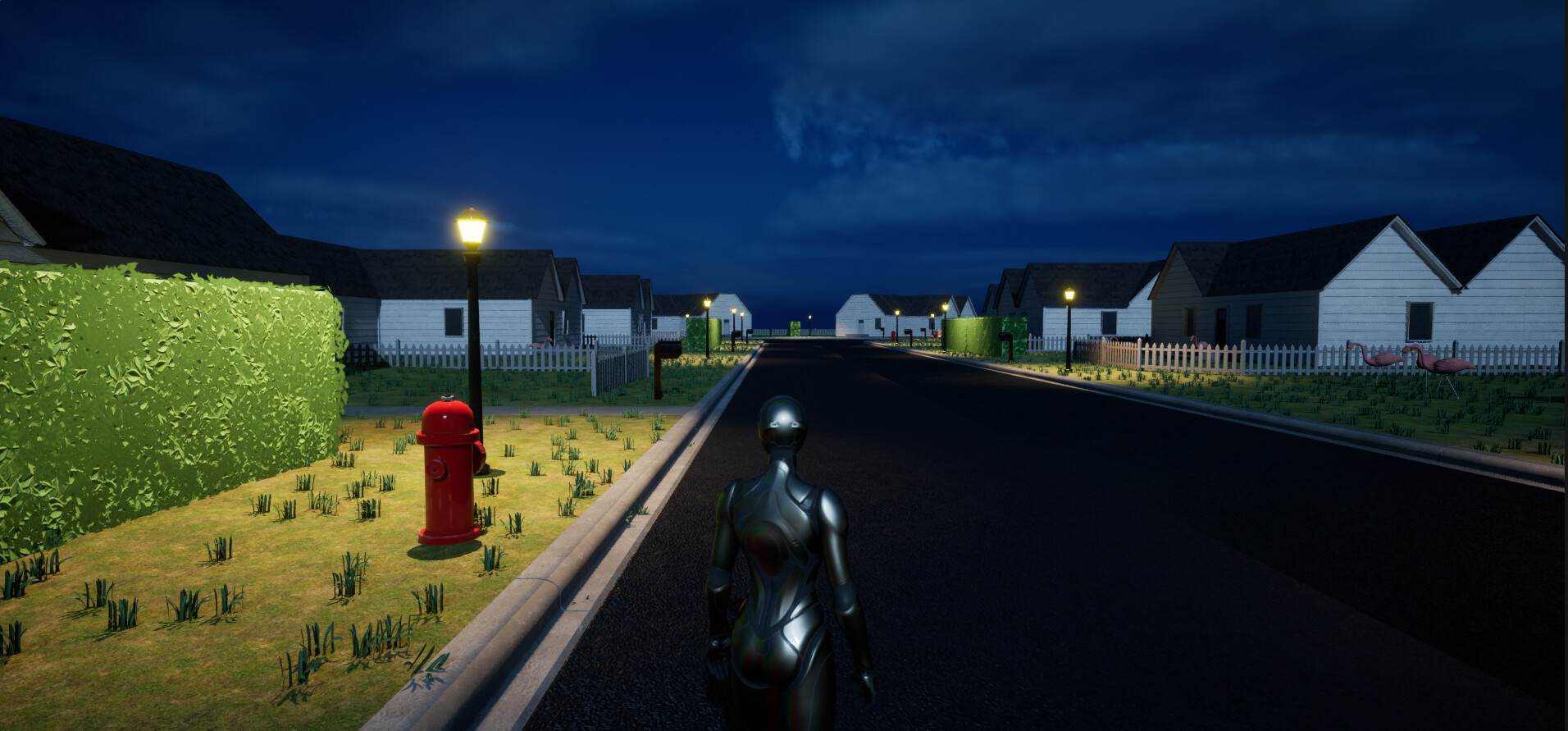 ArtStation - Suburbia Unreal Game Level