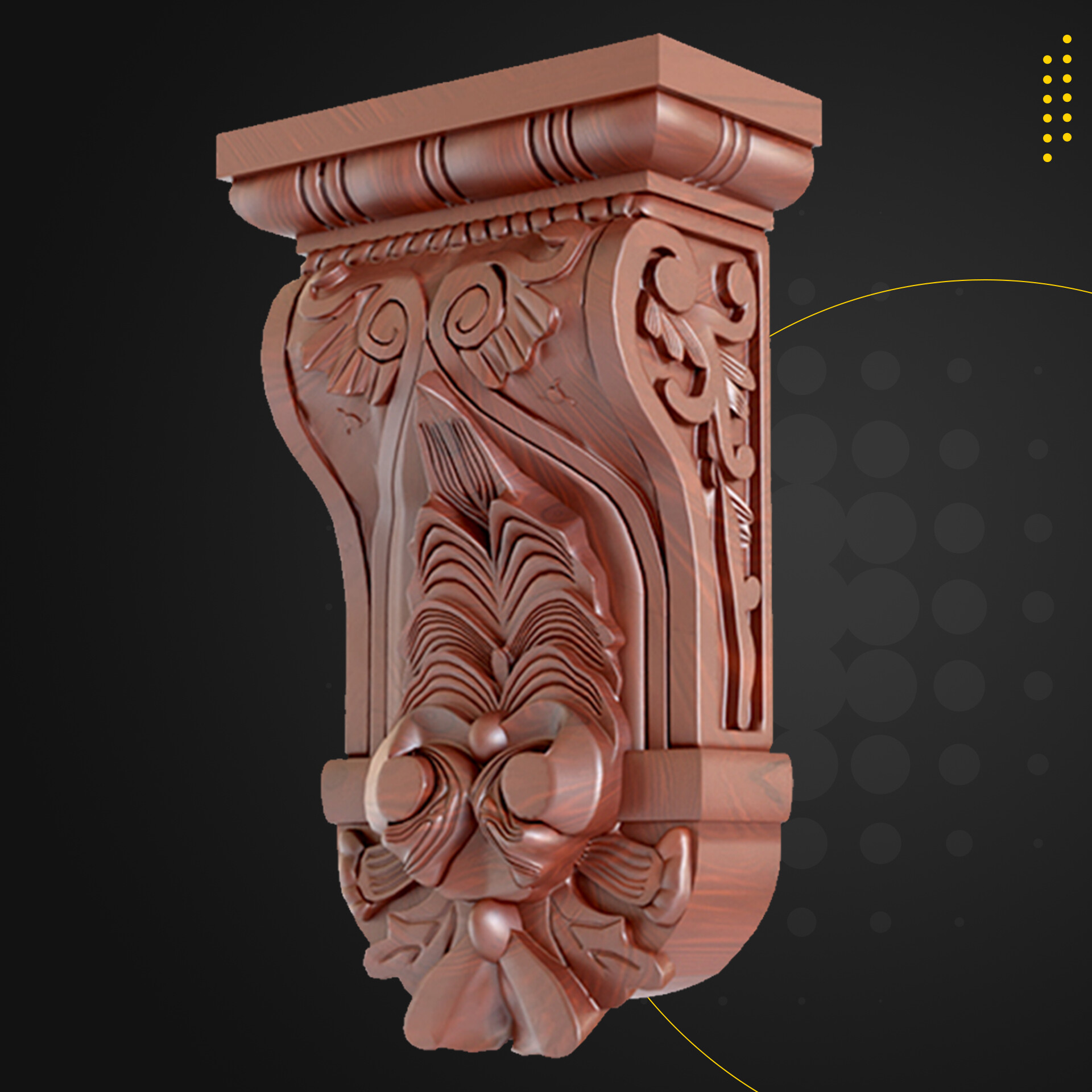 ArtStation - 33 Carved Bracket