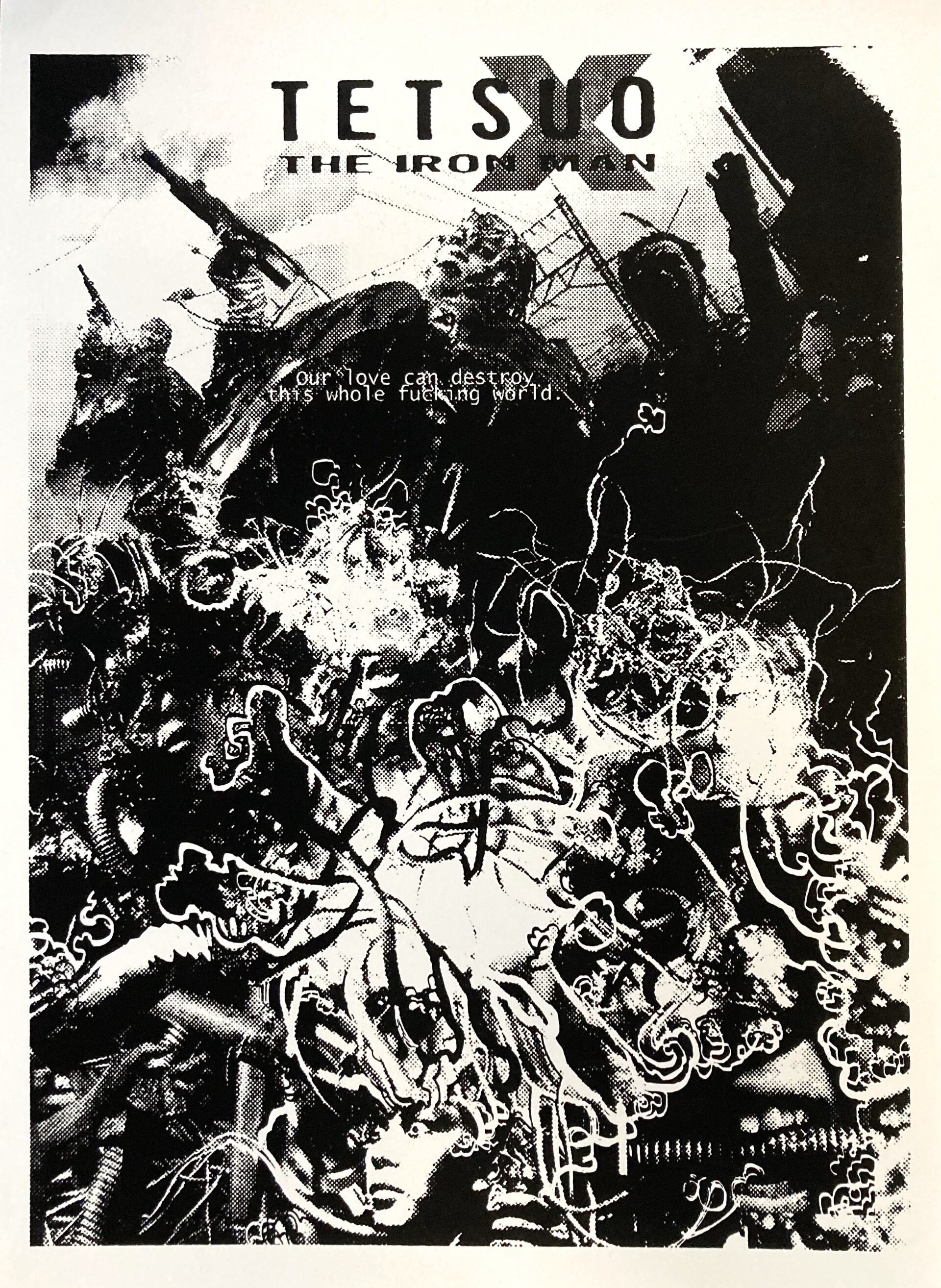 Sam Rivera - Tetsuo: The Iron Man Collage Poster