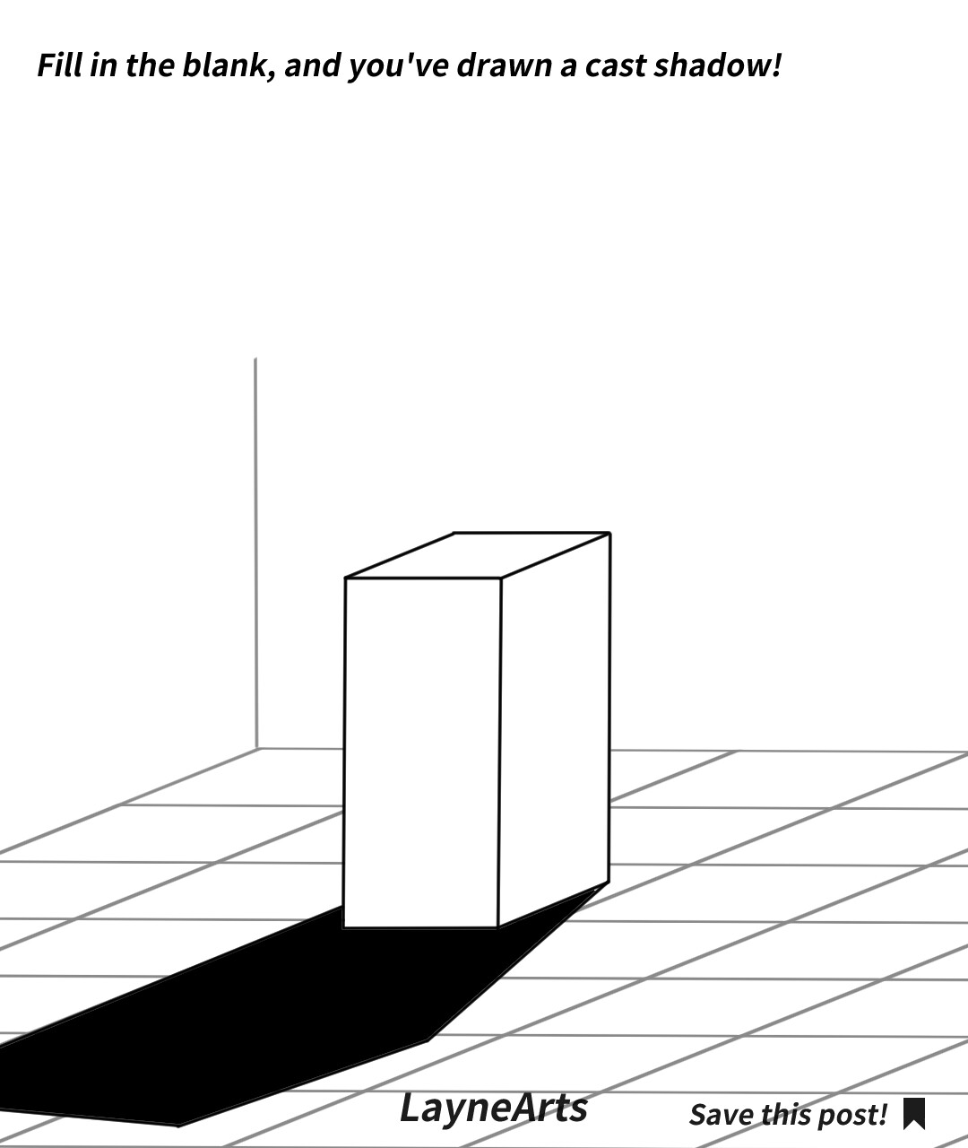 how to draw cast shadows