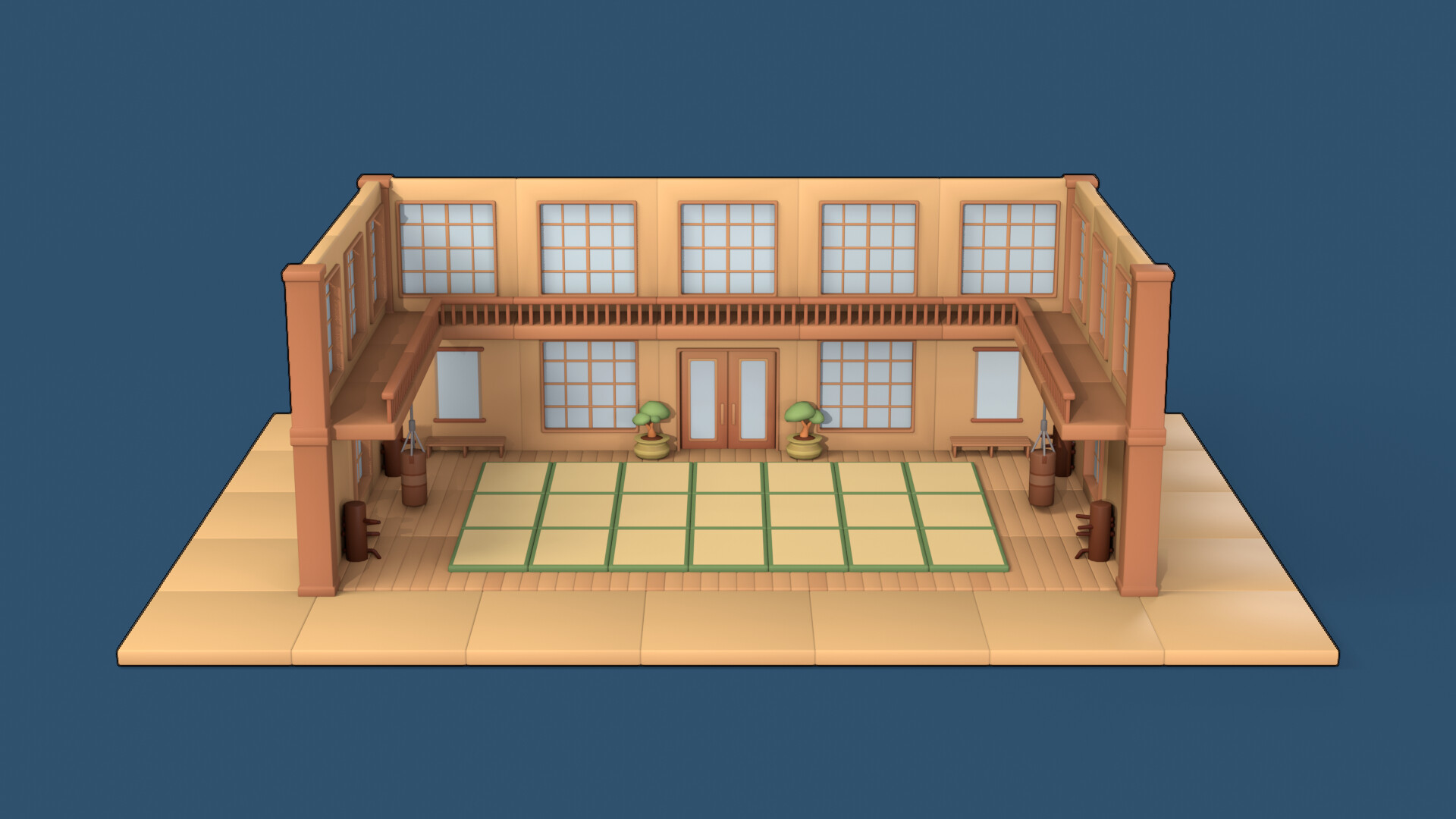 ArtStation - Modular Dojo Kit