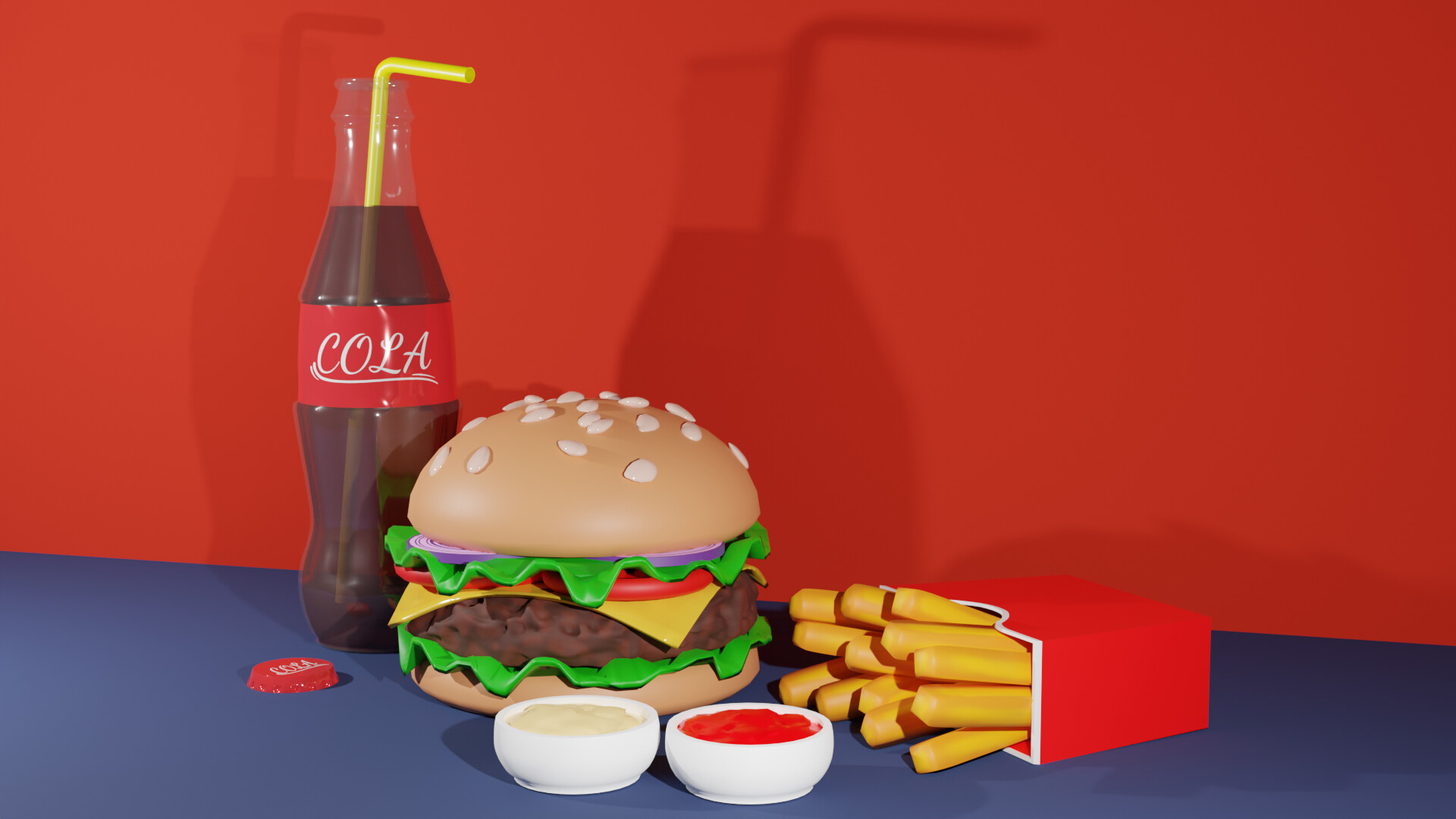 ArtStation - Burger Menu