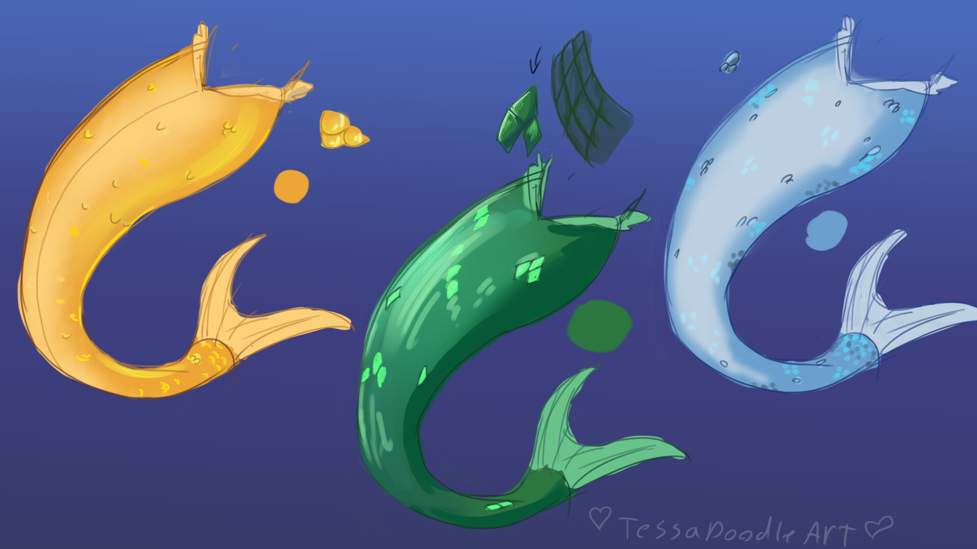 ArtStation - Simple Mermaid Scales