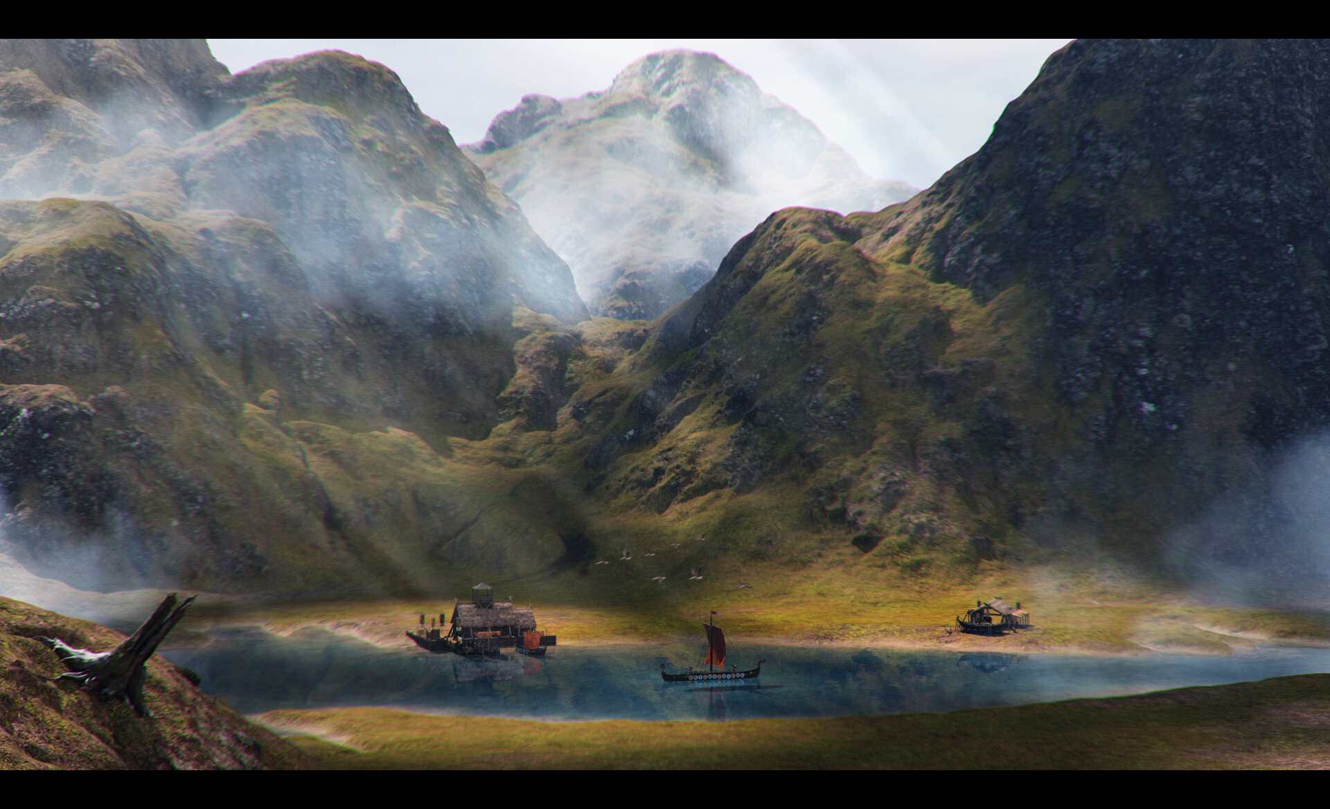 ArtStation - Hidden high valley