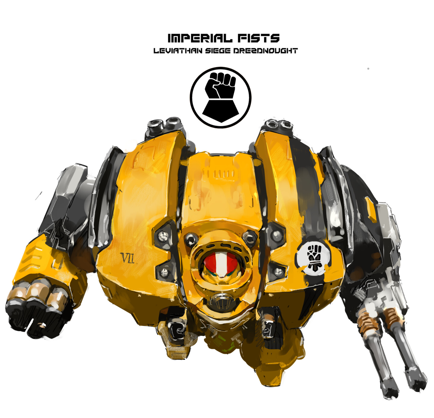 ArtStation - Leviathan pattern Siege Dreadnought