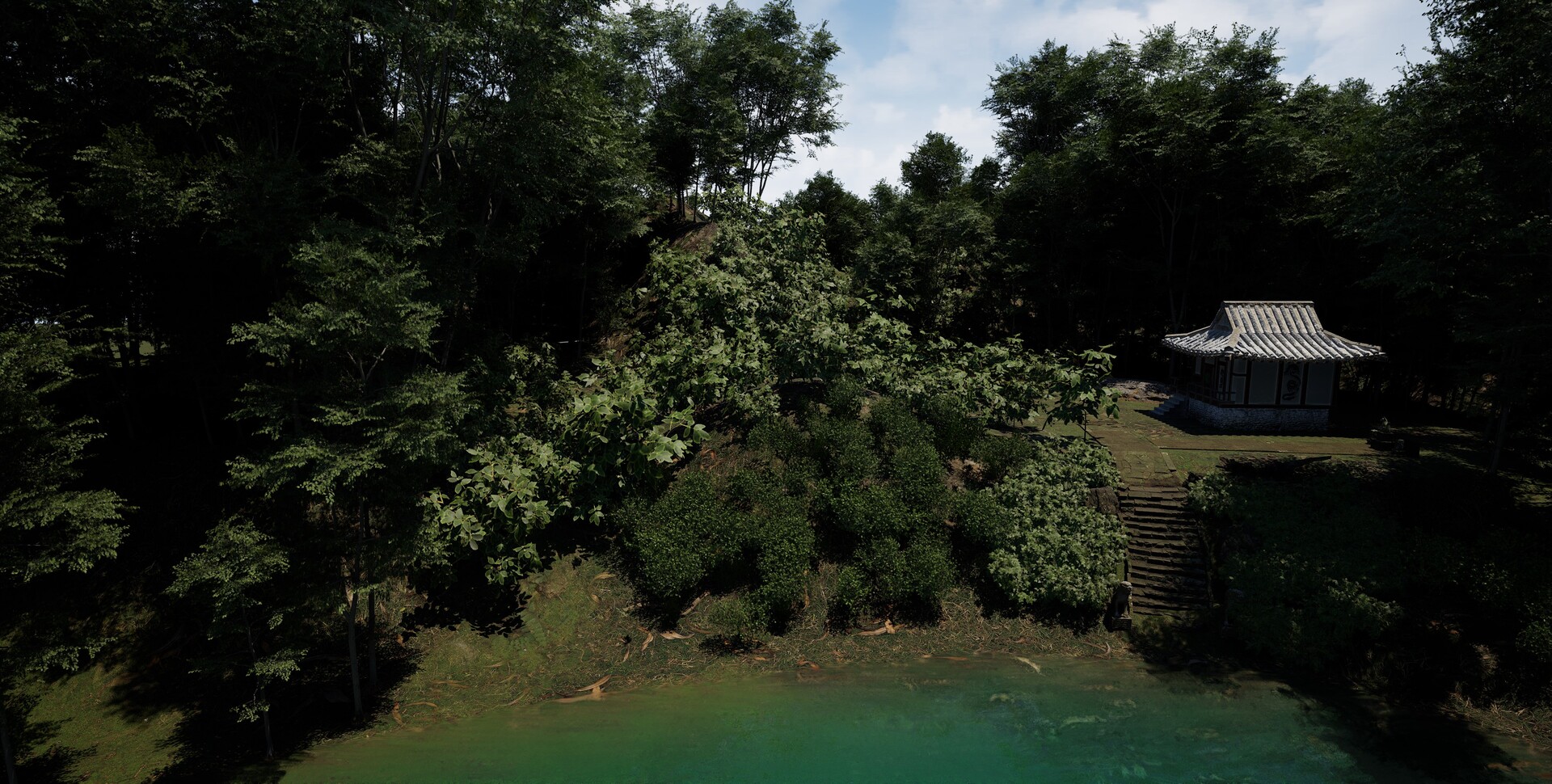 ArtStation - Secret Japanese House - Environment