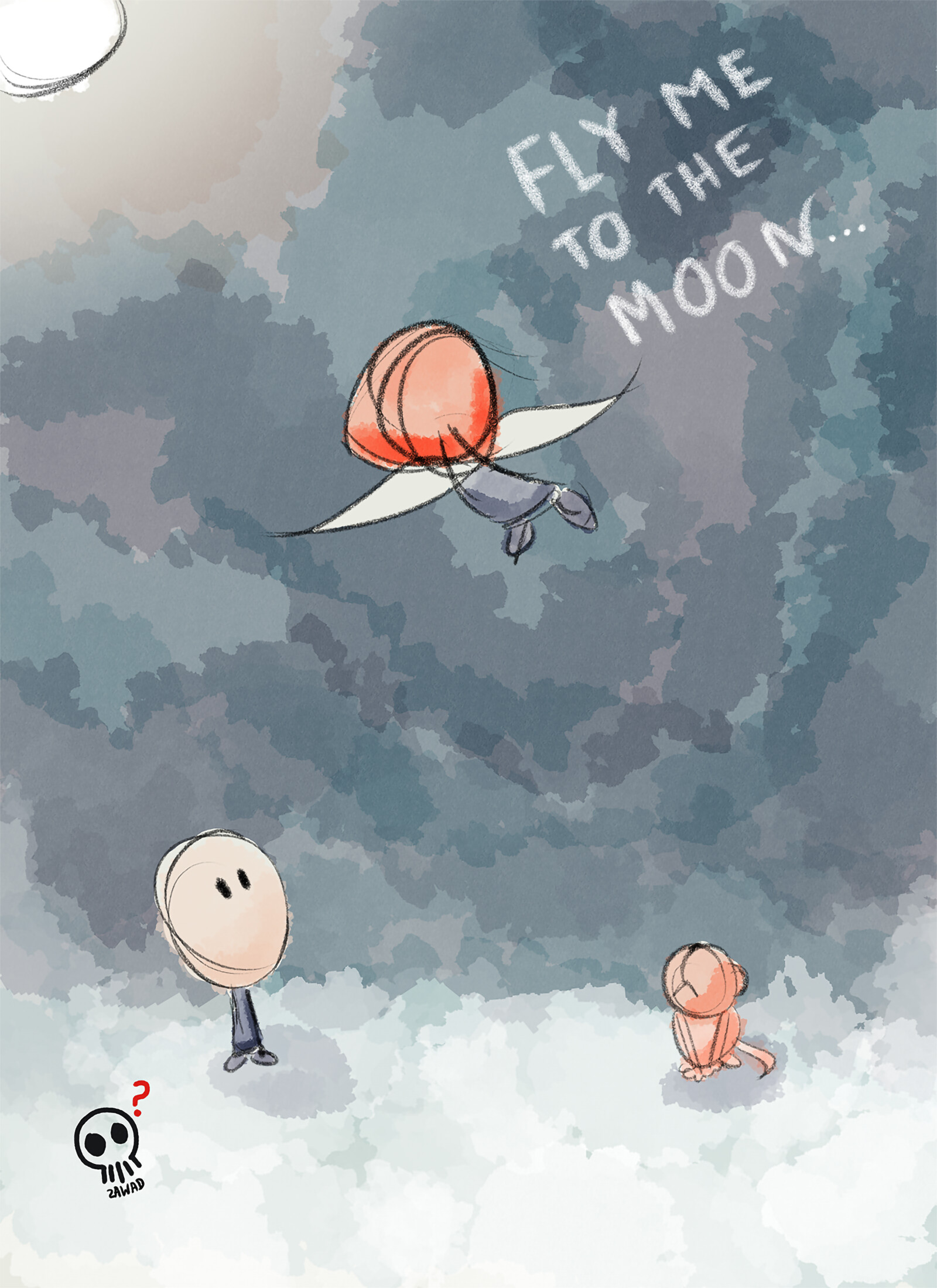 ArtStation - Fly m to the moon!