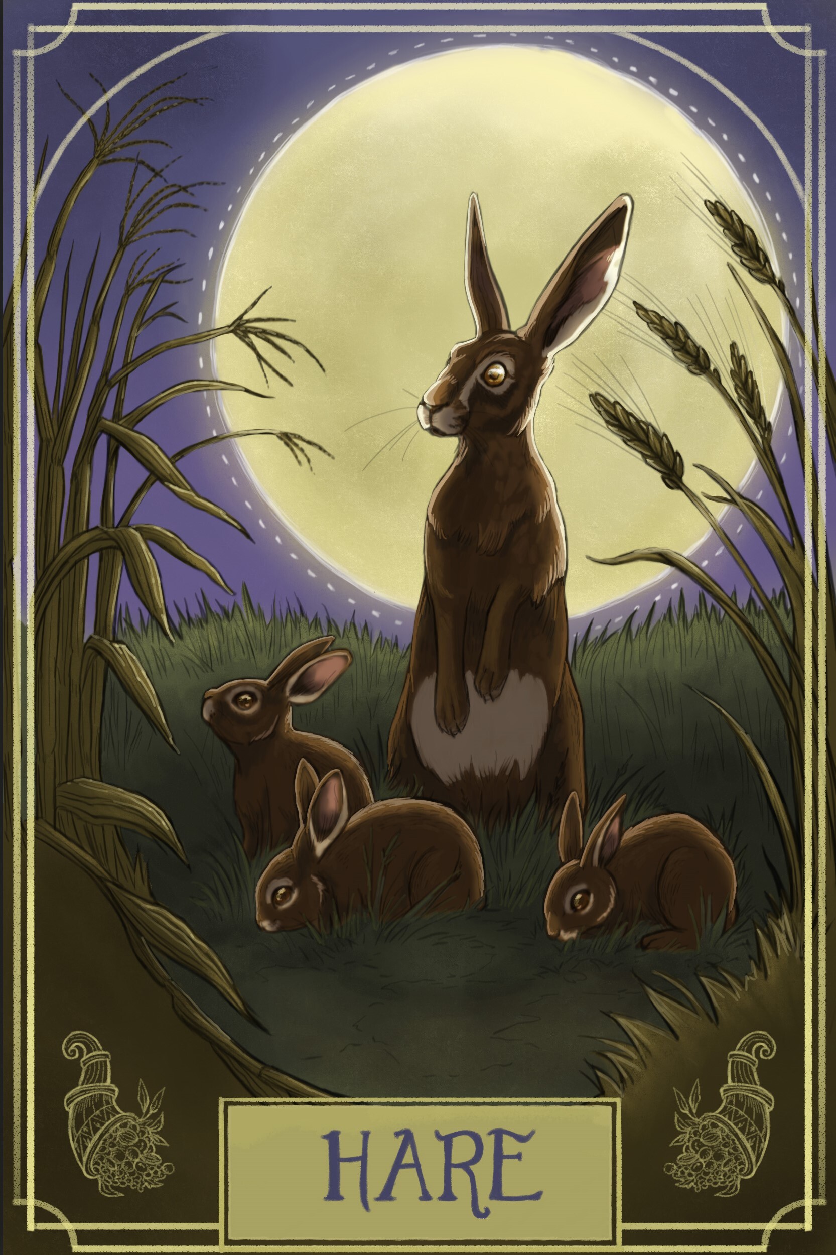 ArtStation - Hare Oracle Card