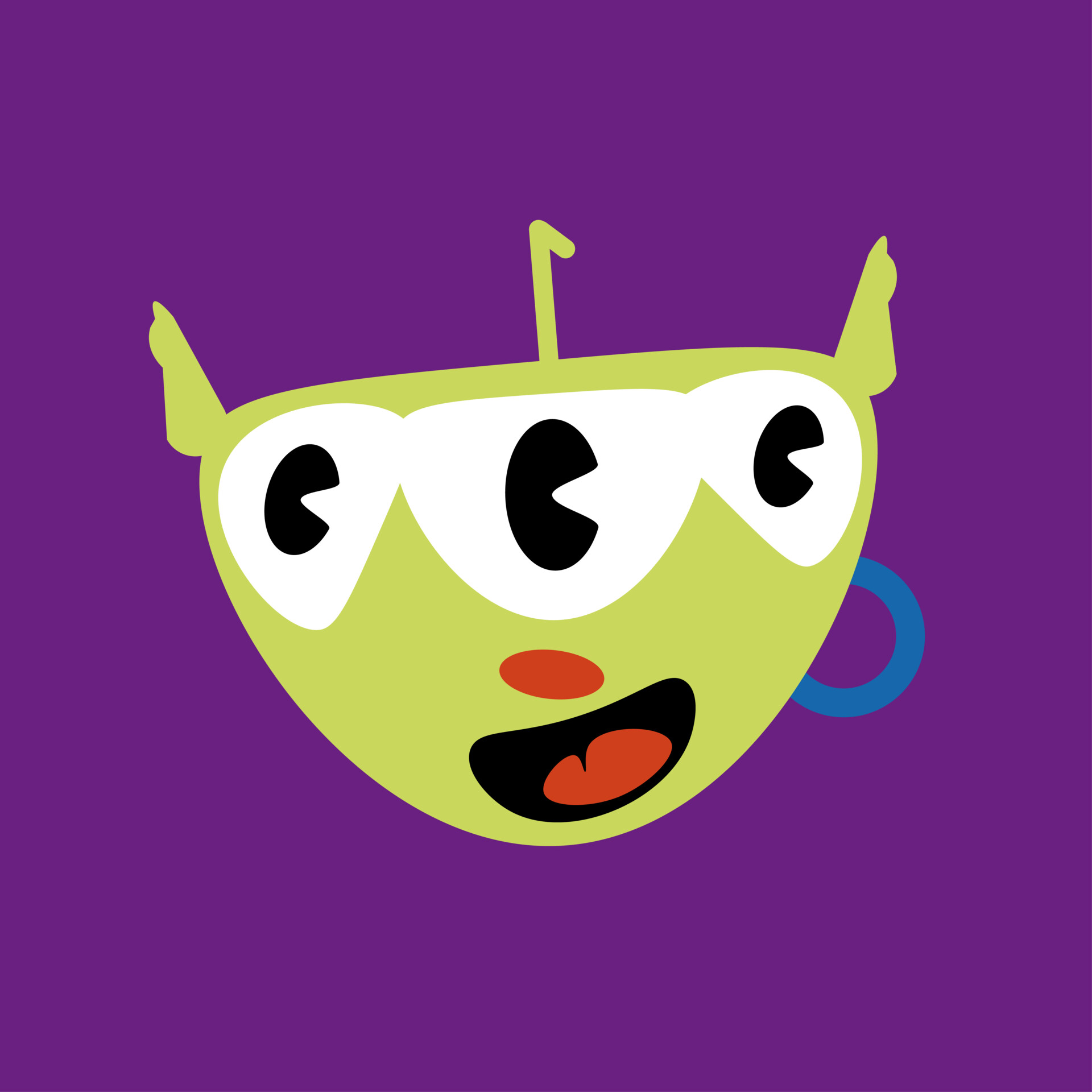 ArtStation - Cuphead x Toy Story Alien