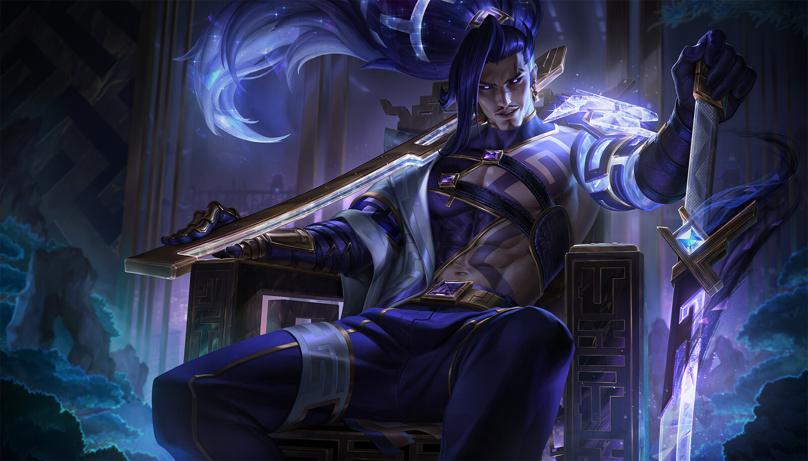 Ina Wong - Prestige Inkshadow Yasuo - League of Legends Splash Art
