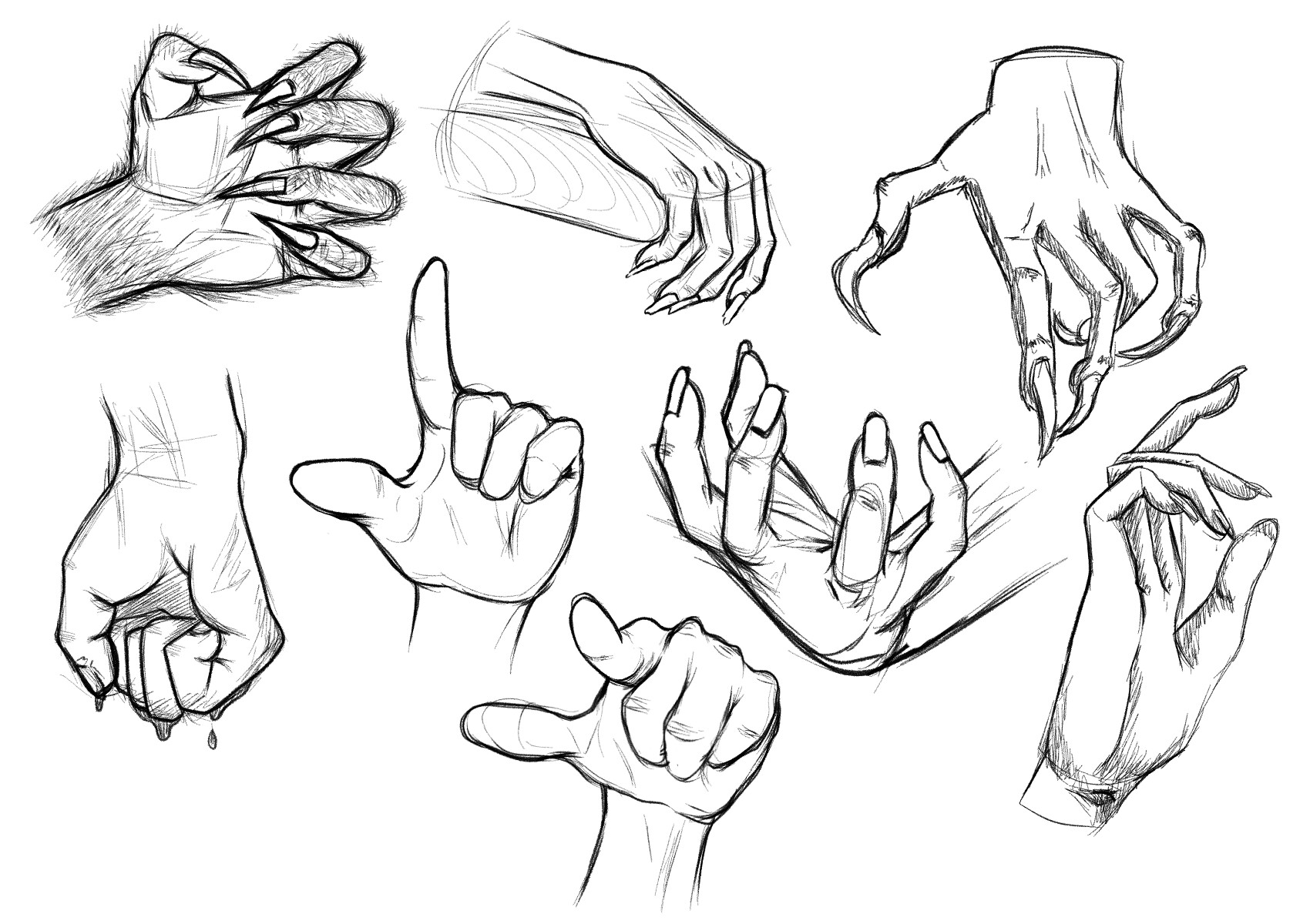 ArtStation - Hand Sketches