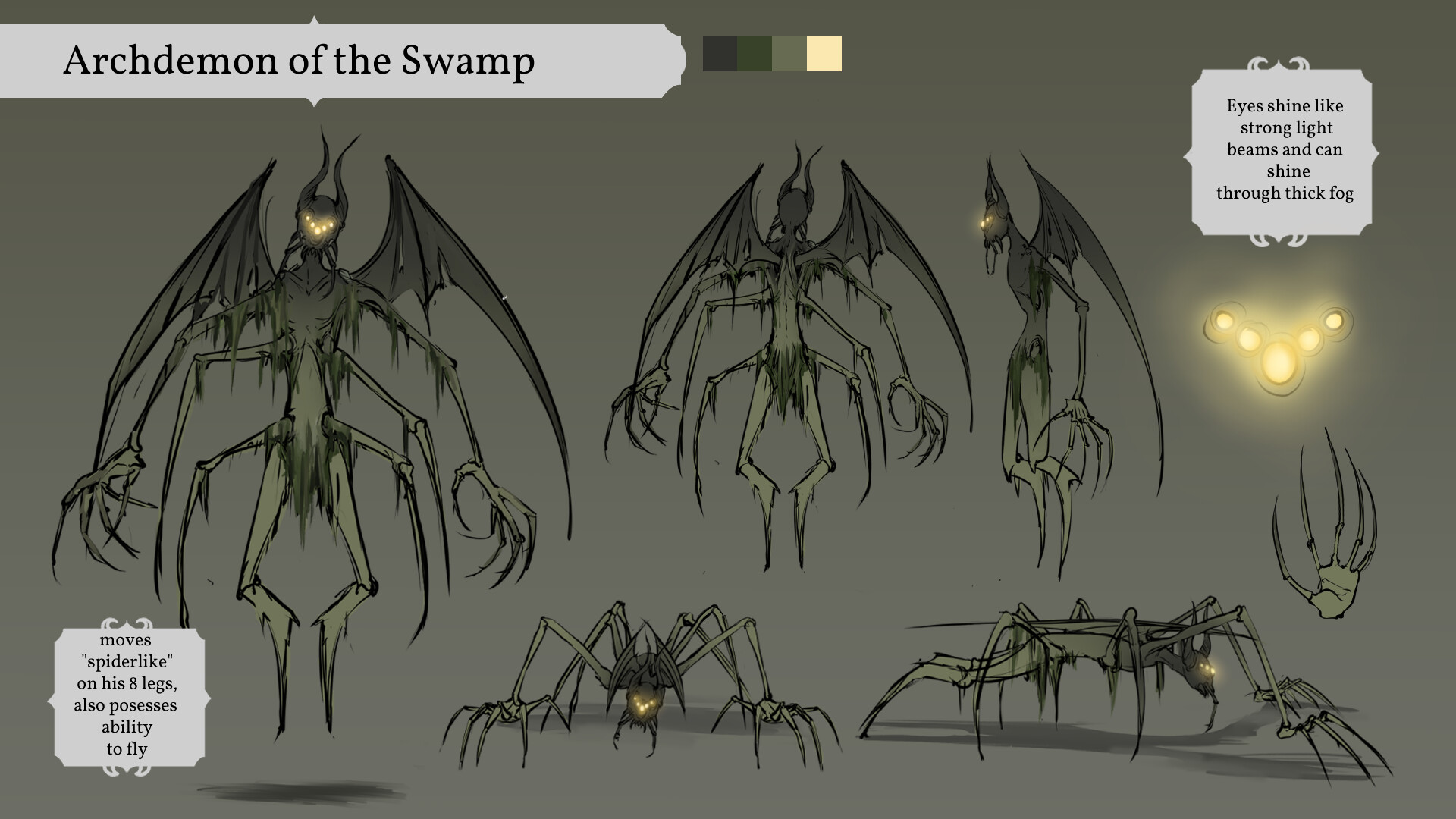 ArtStation - Archdemon of the Swamp - Creature Design