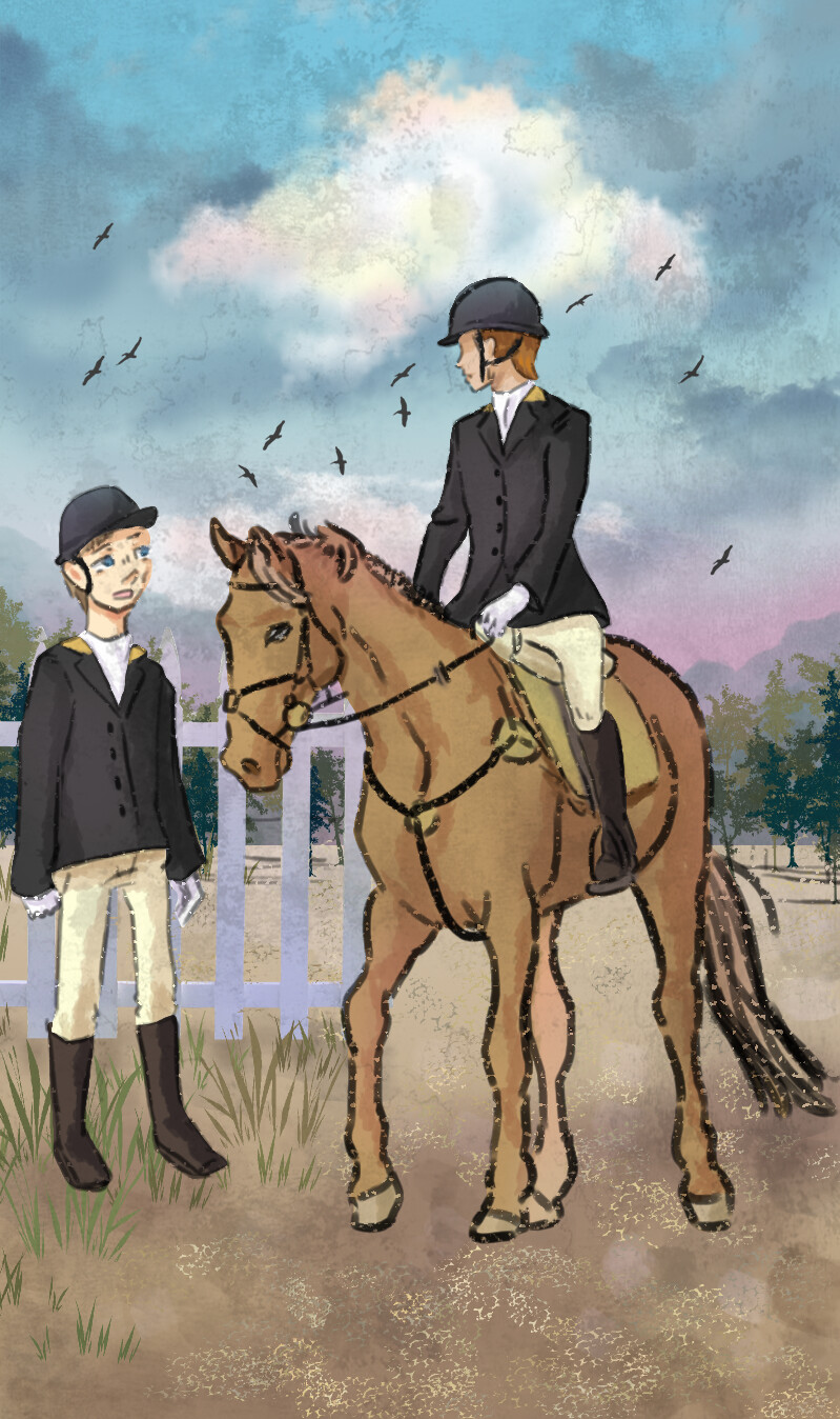 ArtStation - Horse Riding Lesson