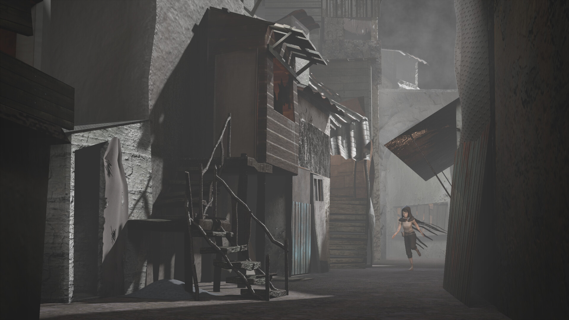 Adrianna Krajewska - The Slums 3D environment