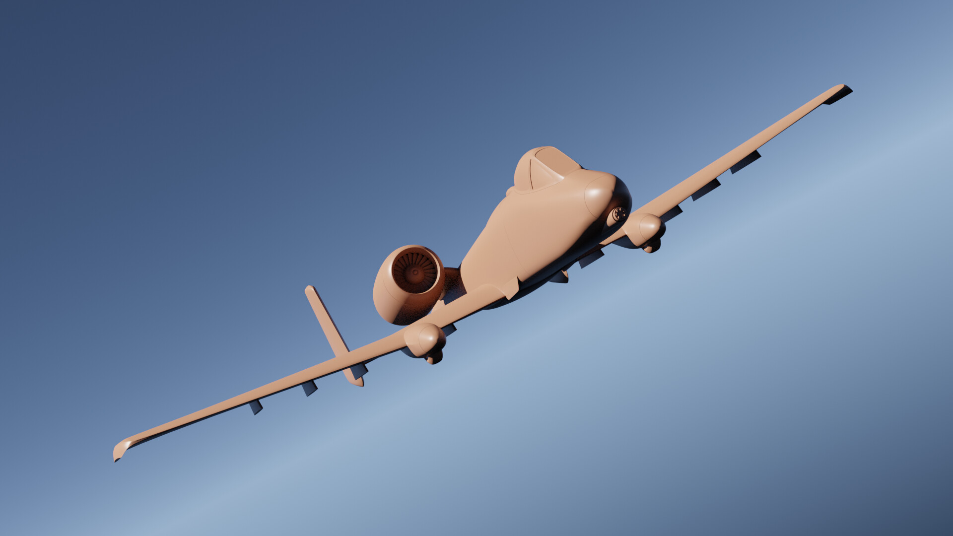 ArtStation - A10 Thunderbolt II - Warthog 3D Printable Model