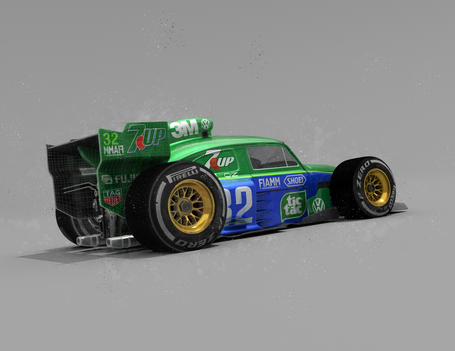 ArtStation - Classic Volkswagen Beetle F1