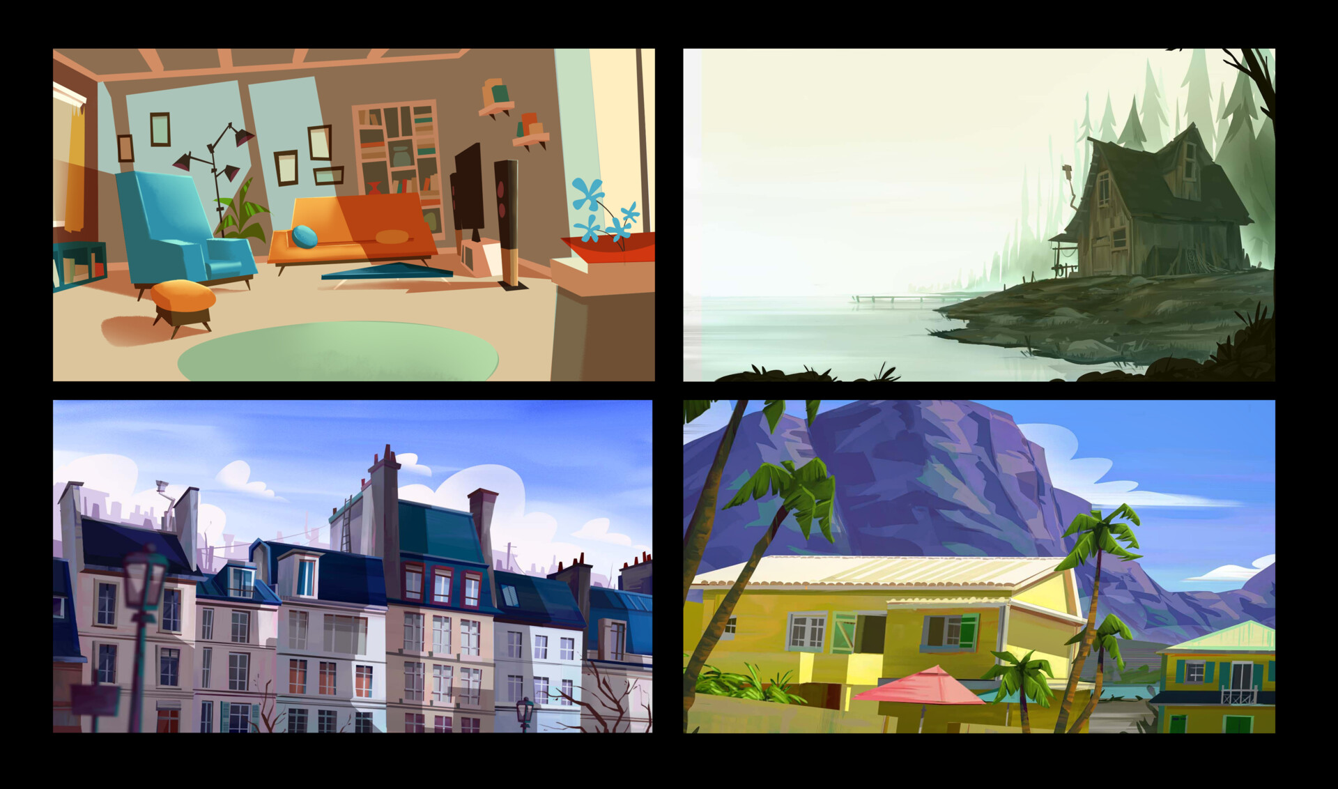 ArtStation - Random background paintings pt.1