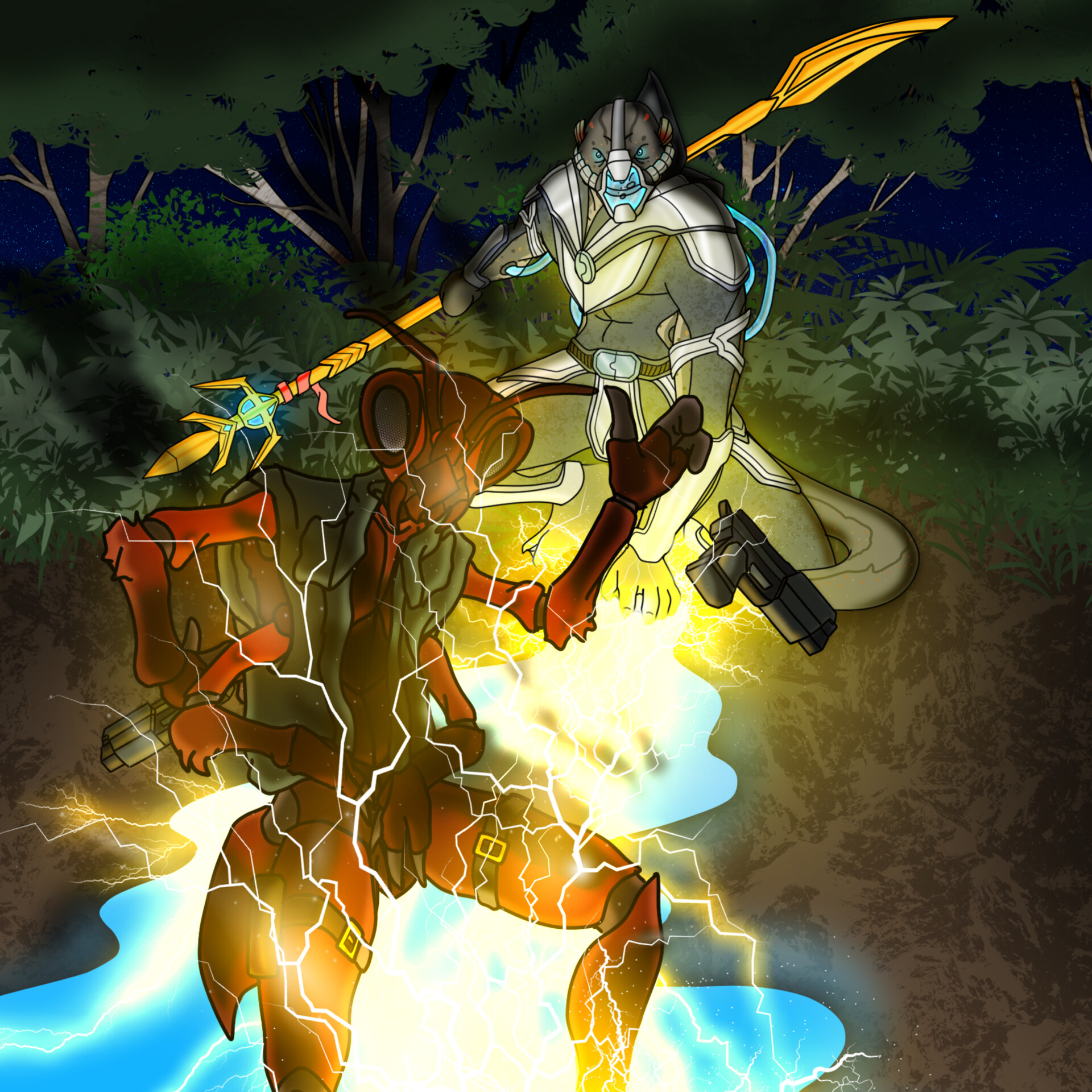 ArtStation - Bron, The Golden Spark