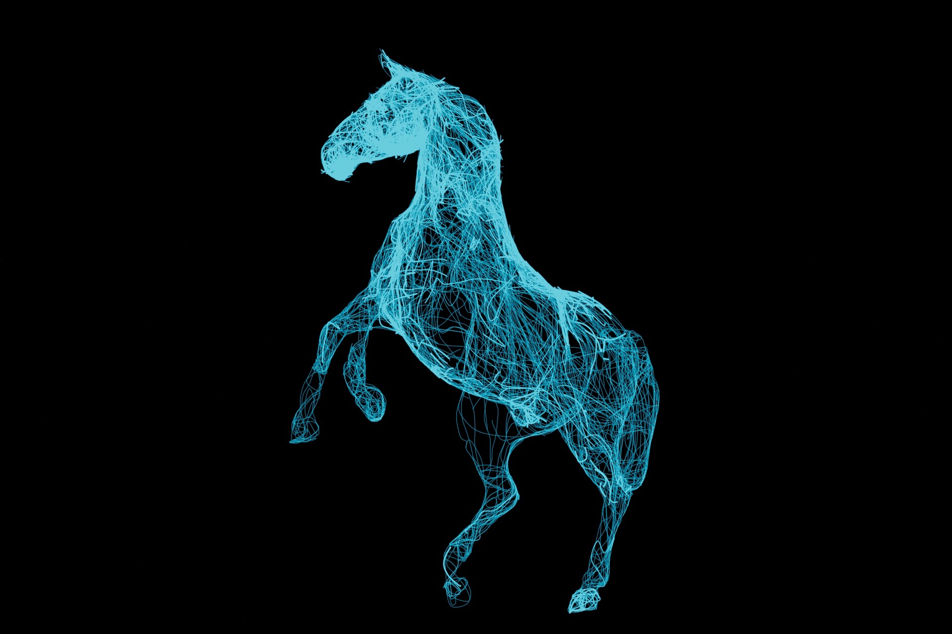 ArtStation - Horse Spline simulation (TyFlow)