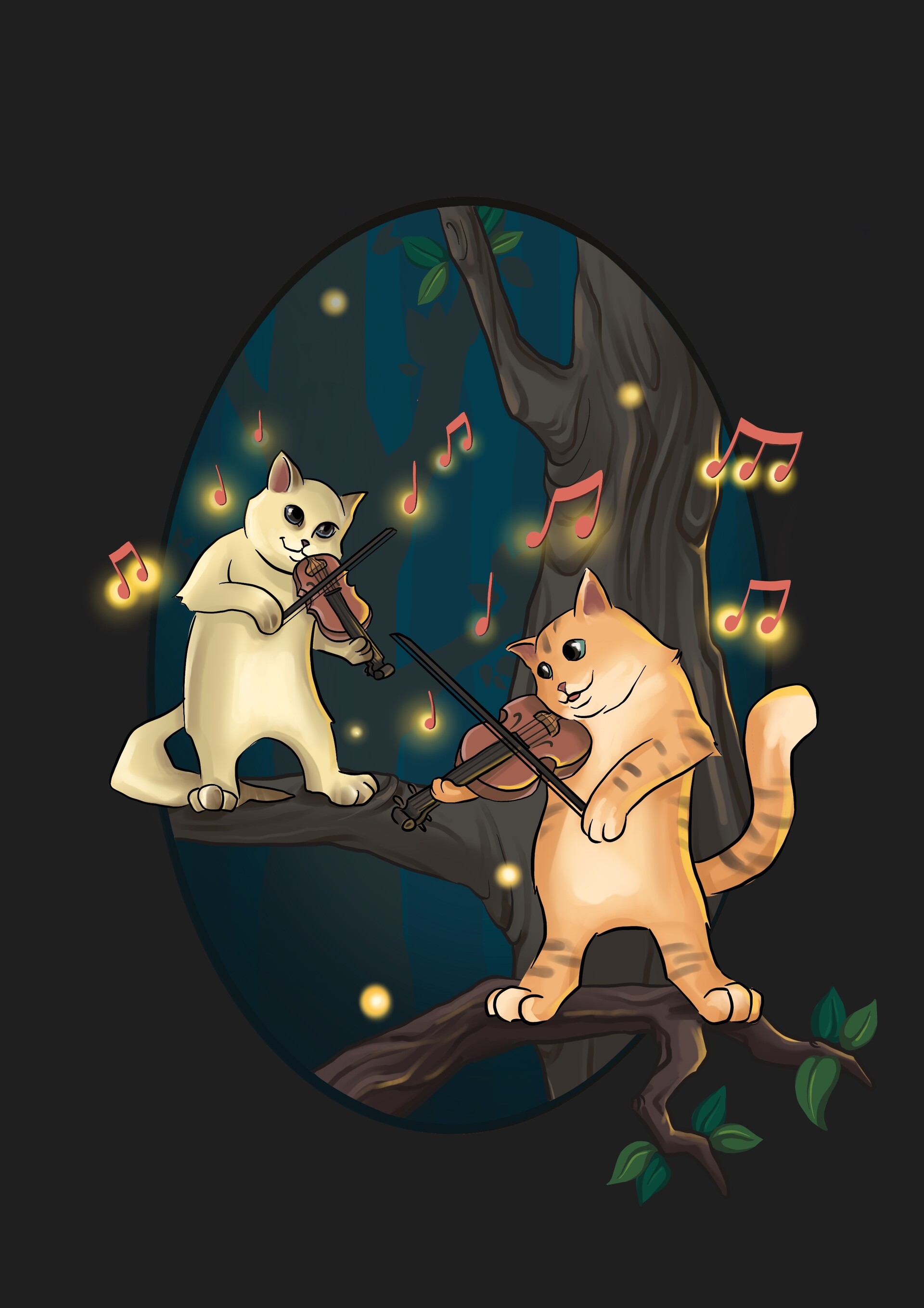 ArtStation - Violin practice Workbook Illustration