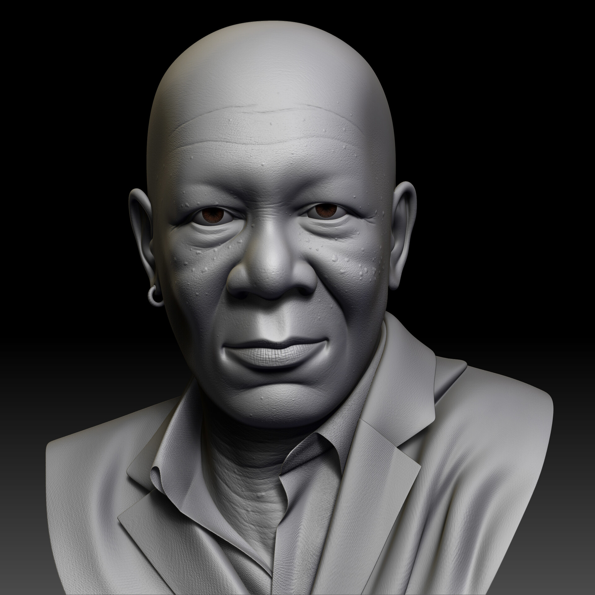 ArtStation - Morgan_Freeman_mdl_V002