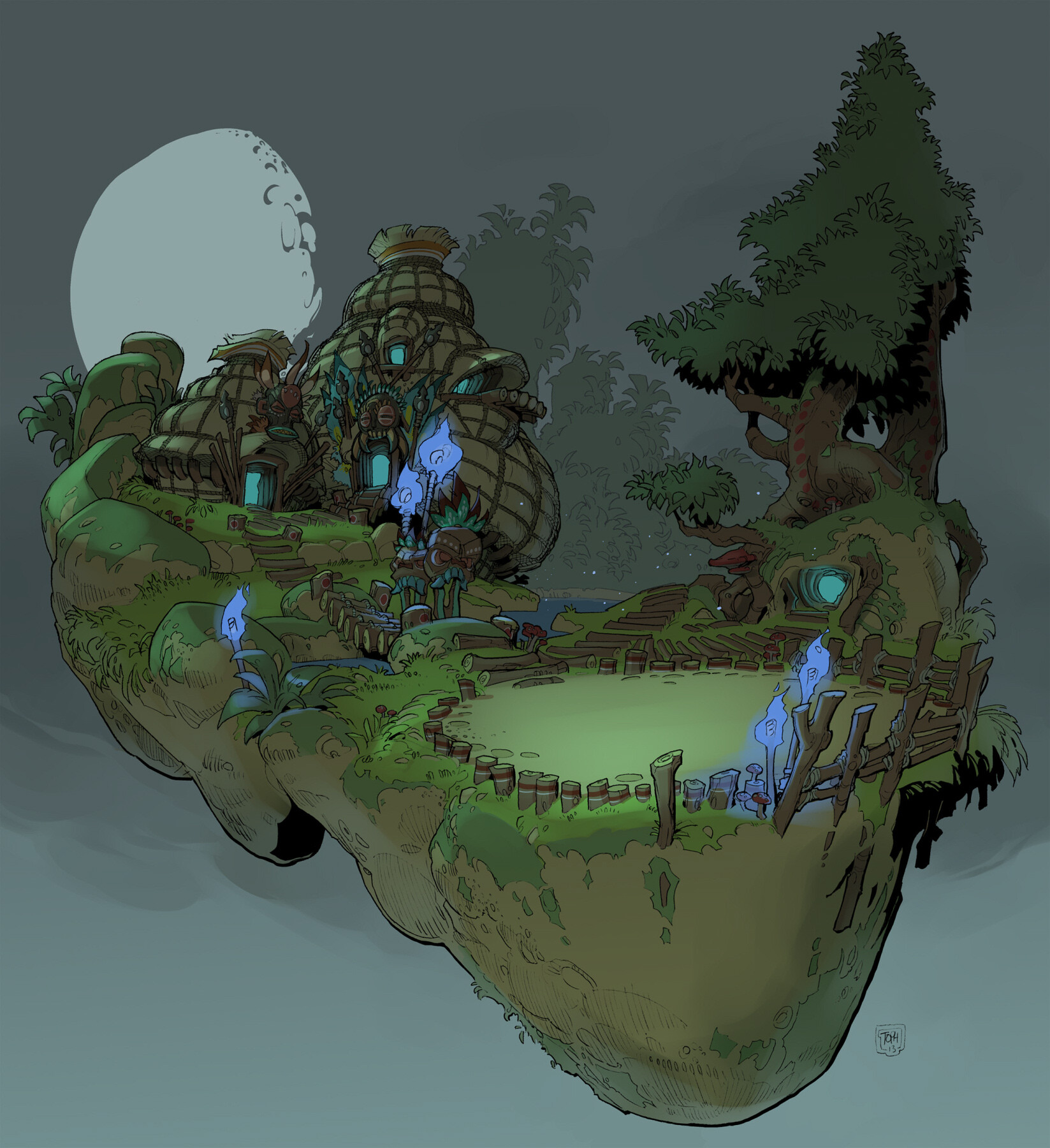 ArtStation - Witch Doctor House